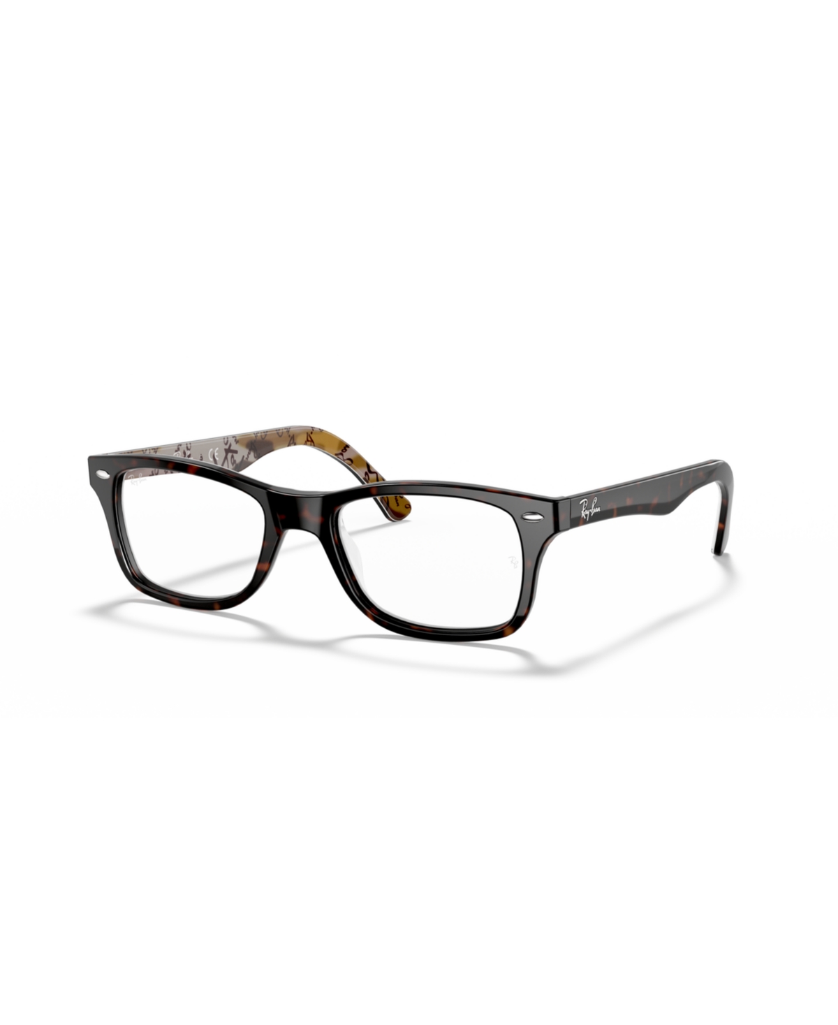 Click here for Ray-Ban Unisex Square Eyeglasses  RB5228 - Havana prices