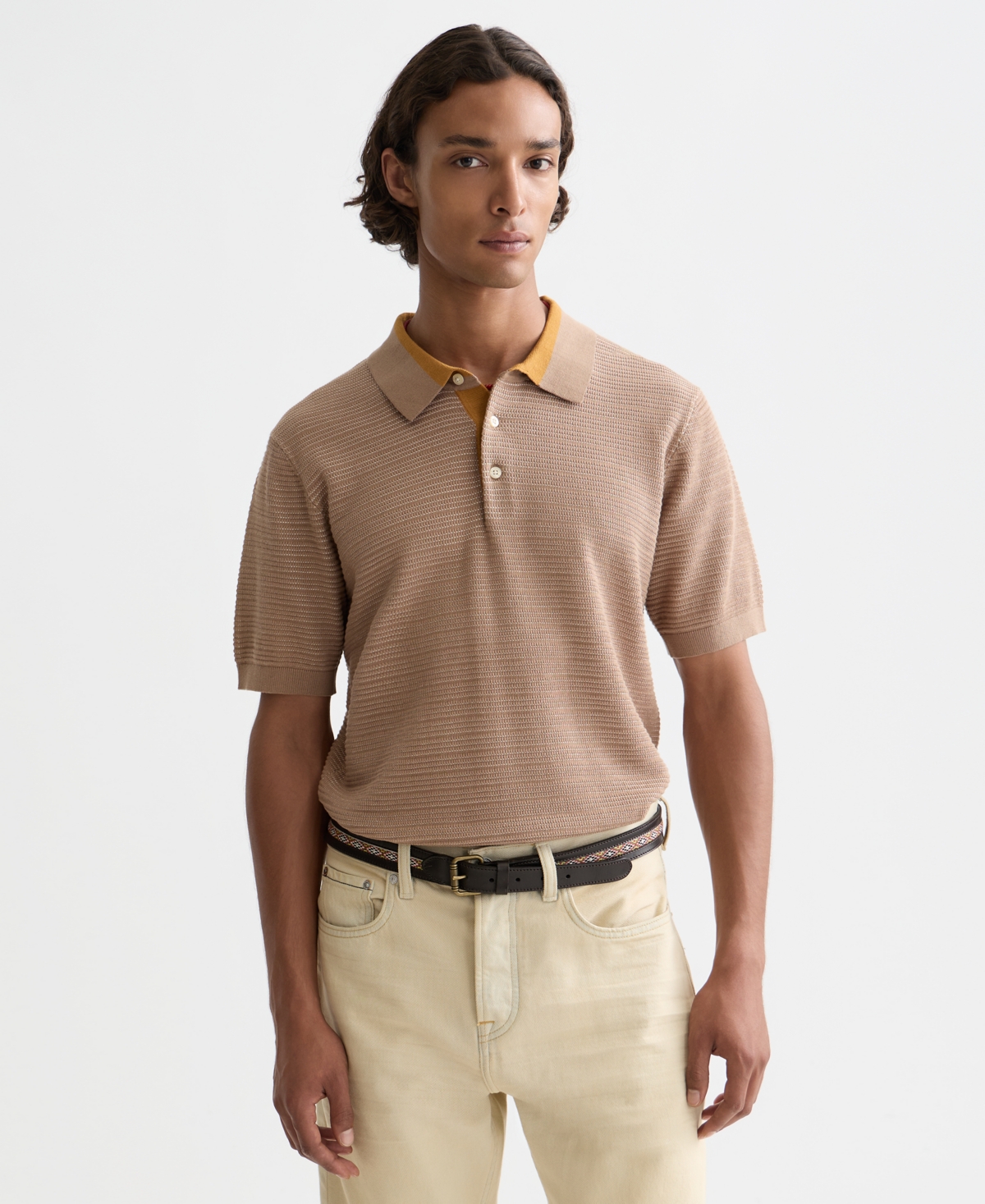 Click here for Scotch & Soda Mens Structured Knitted Regular-Fit... prices