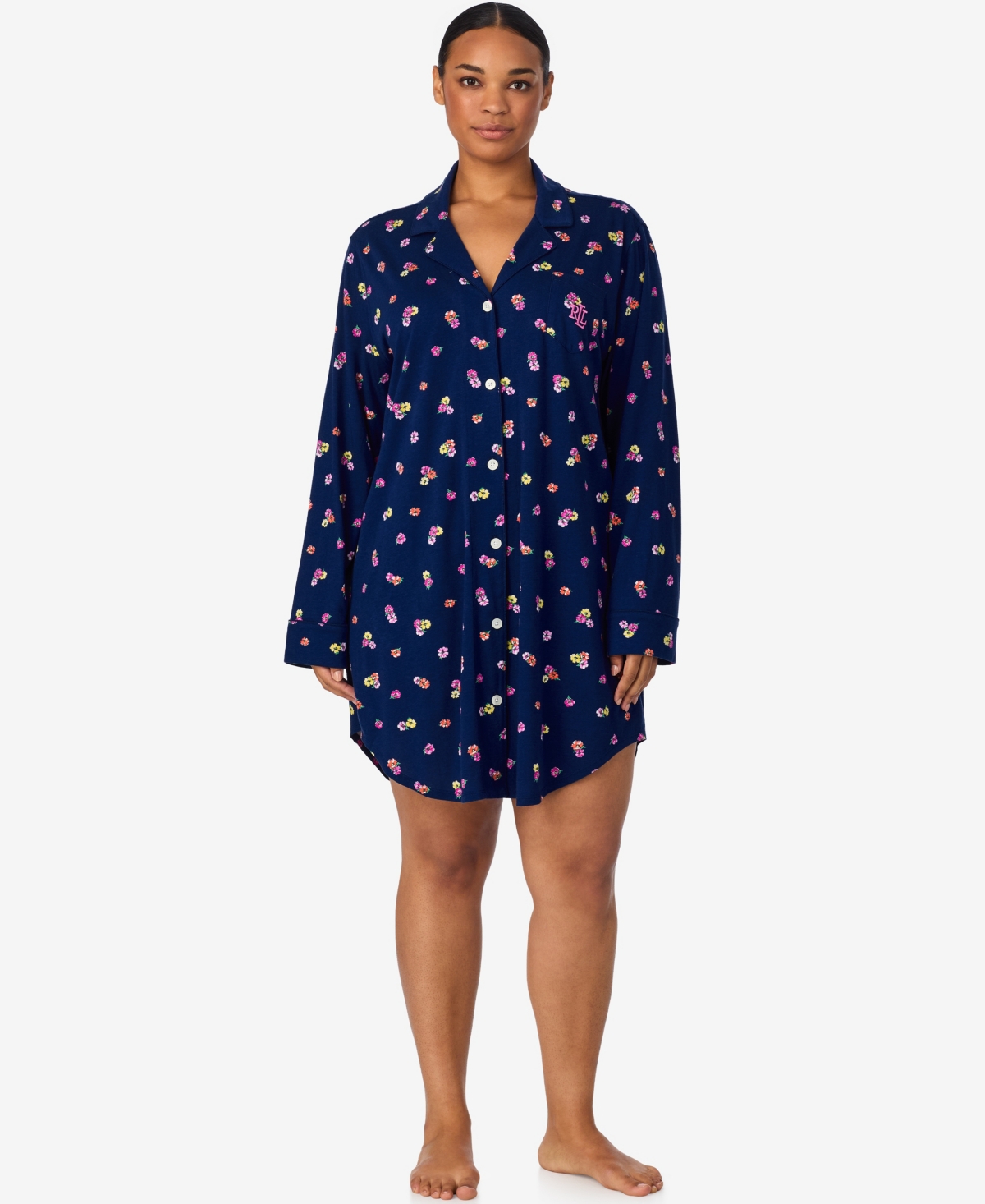 Click here for Lauren Ralph Lauren Womens Plus Size Long Sleeve N... prices