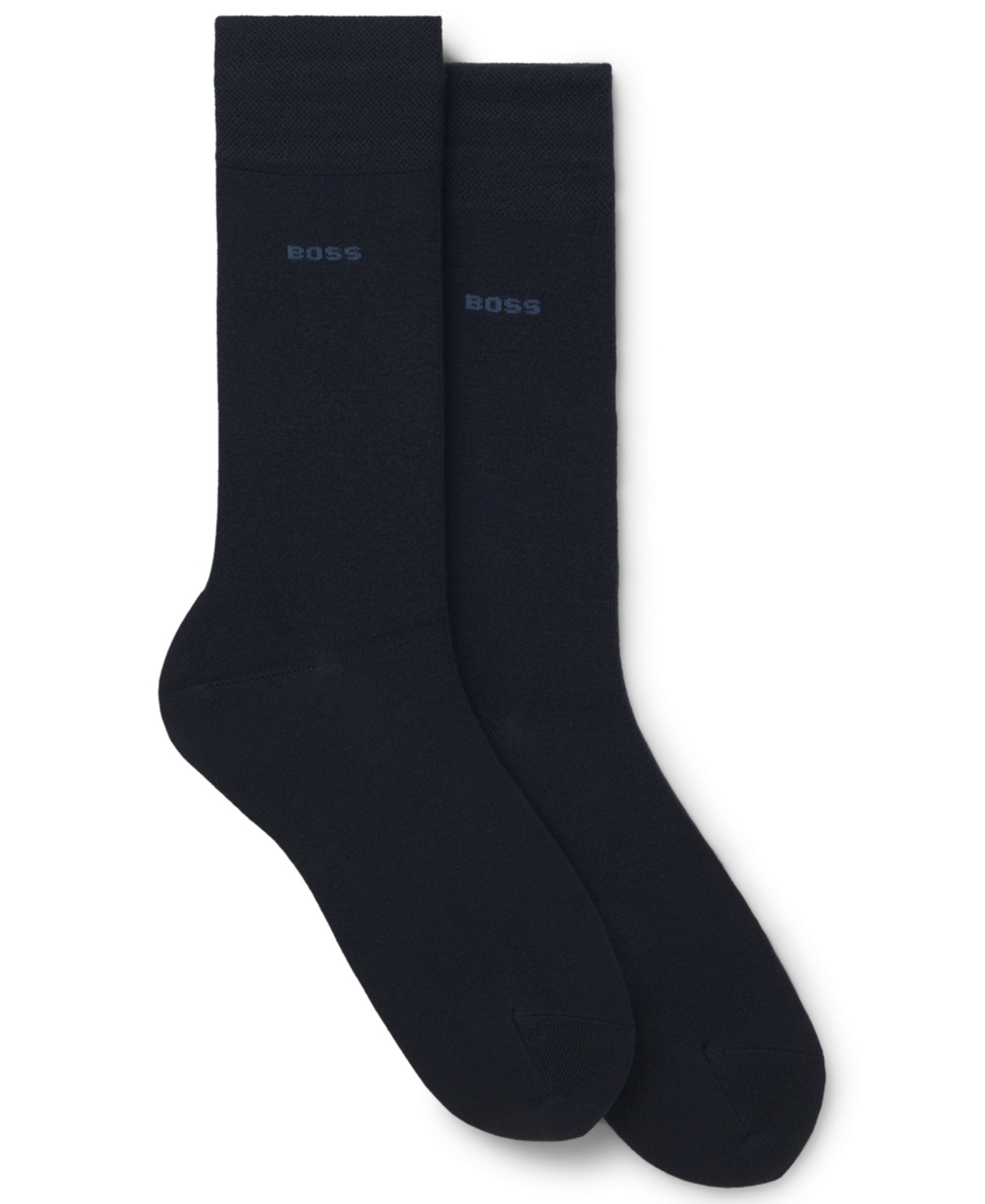 Click here for Hugo Boss Mens 2-Pack Regular Length Solid Socks -... prices