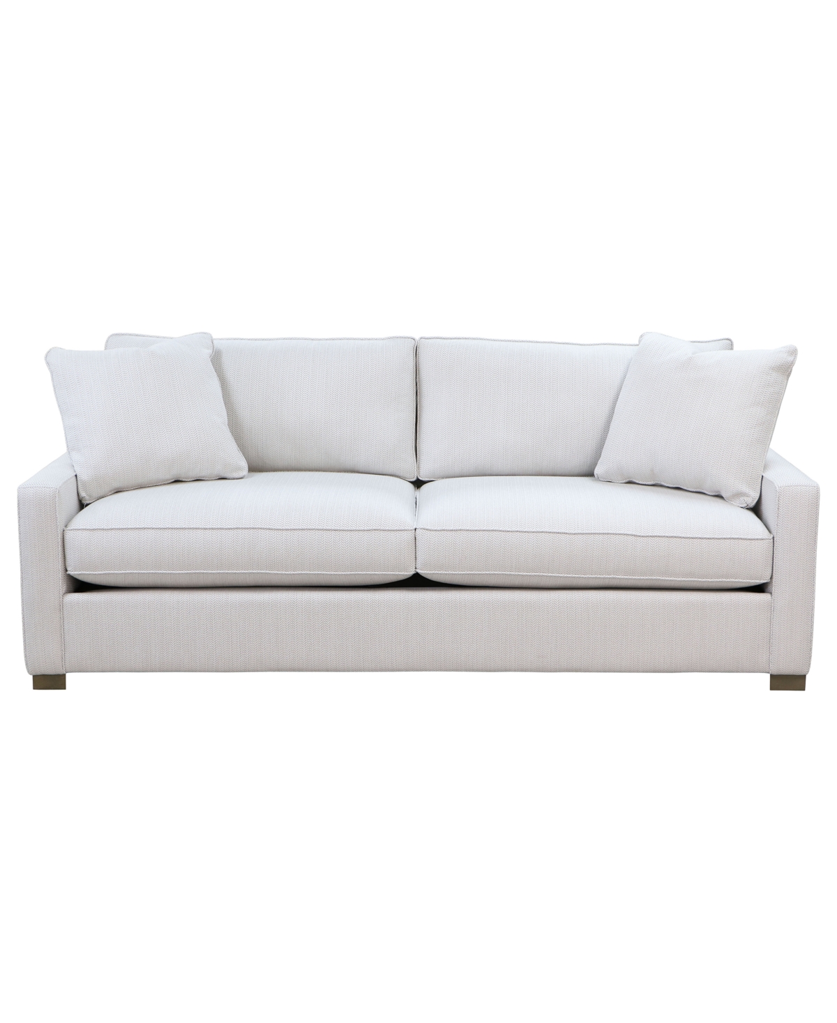 Click here for Stacia 87 Fabric Fully Padded Sofa - Silver prices