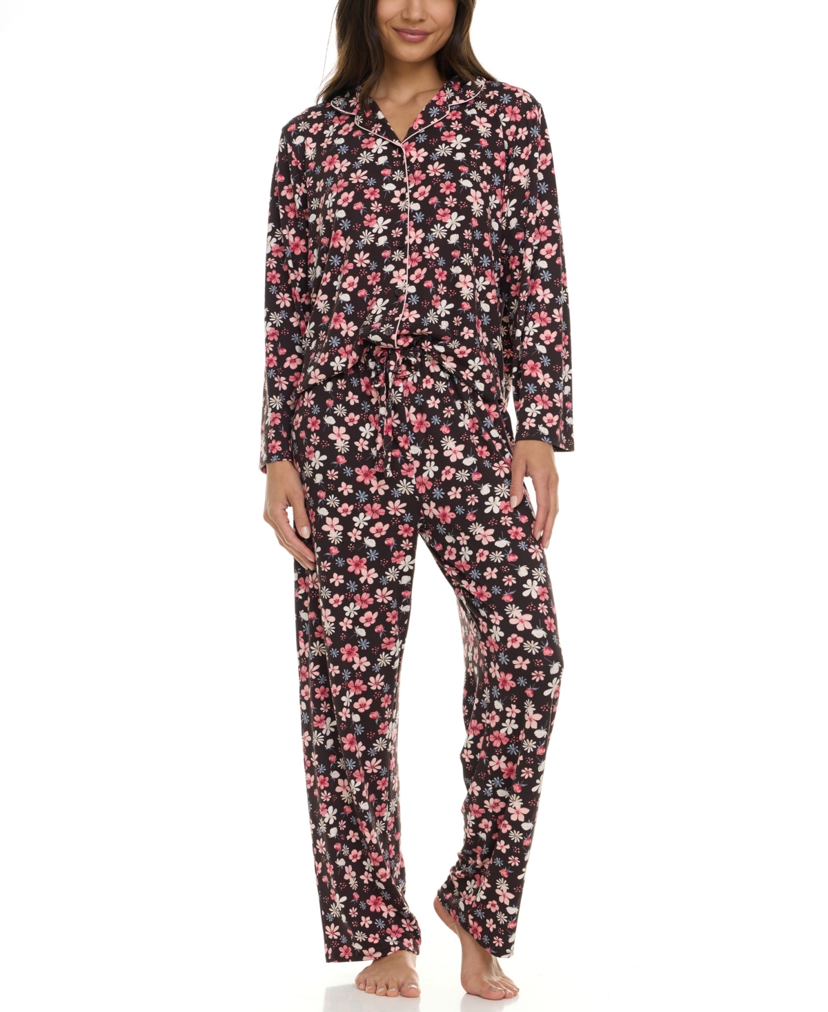 Click here for Flora by Flora Nikrooz Womens Lindsey Floral Pajam... prices