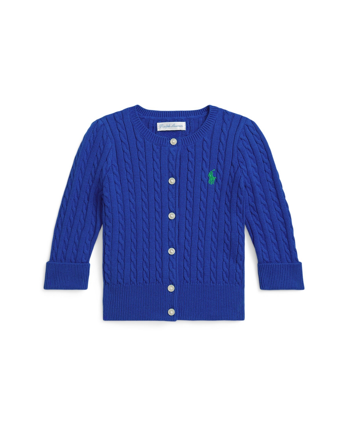 Click here for Polo Ralph Lauren Baby Boys Mini-Cable Crewneck Ca... prices