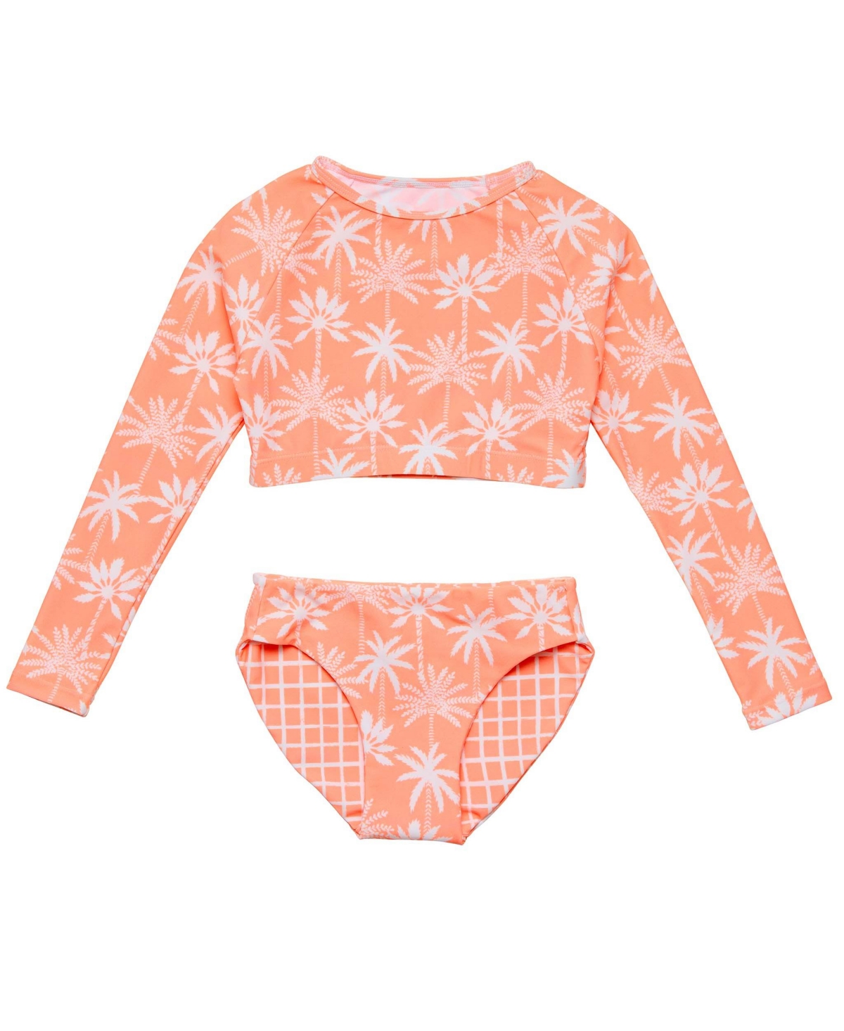 Click here for Snapper Rock Big Girls Cali Palms Recycled Crop Ls... prices