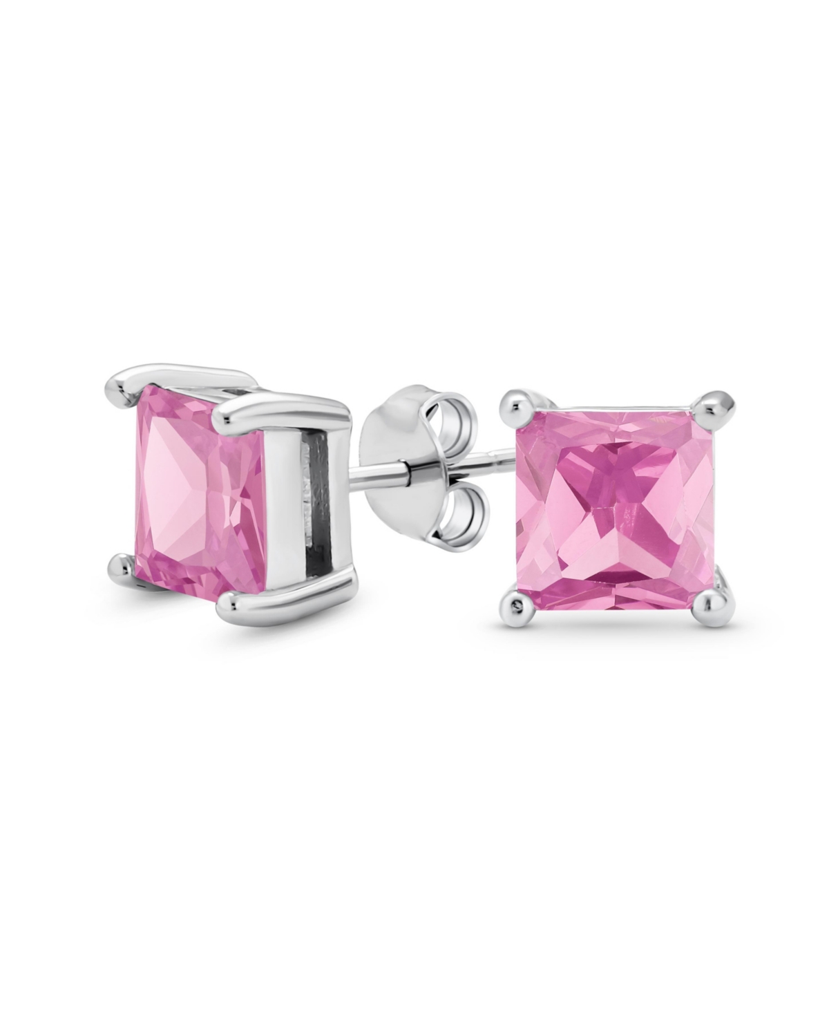 Click here for Bling Jewelry 2CT Square Cubic Zirconia Cz Stud Ea... prices