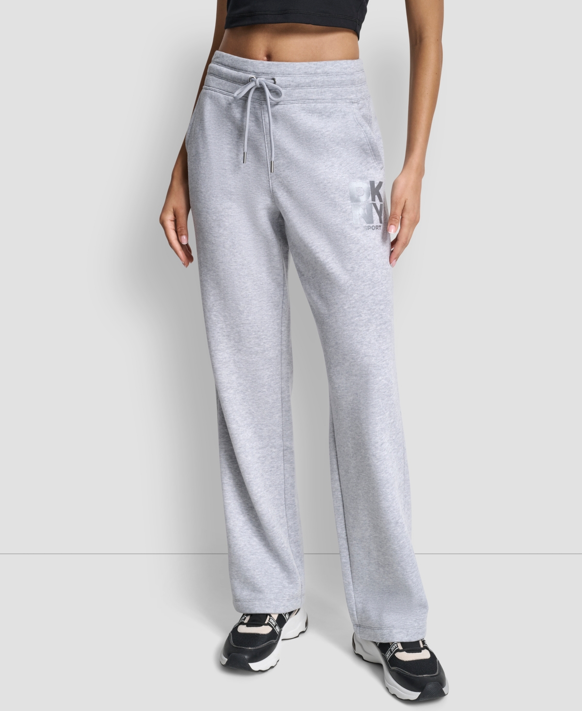 Click here for Dkny Womens Sport Stacked Transfer Logo Track Pant... prices