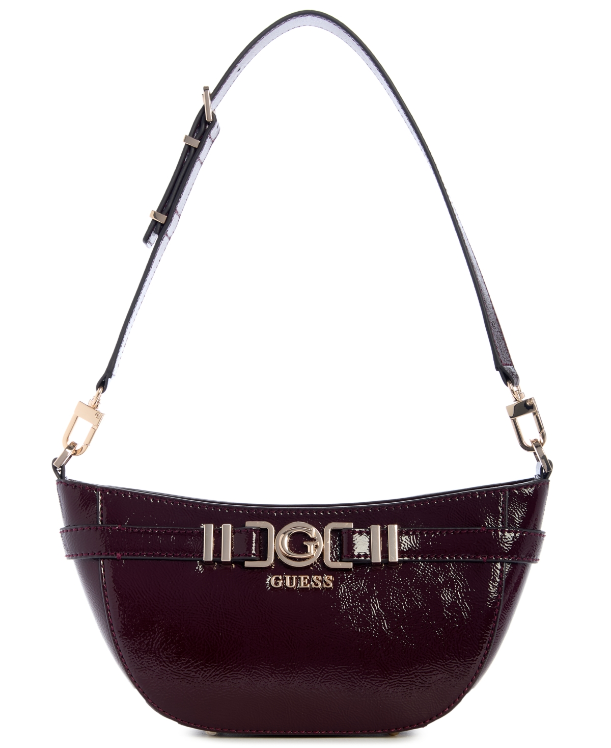 Click here for Guess Cirene Small Shoulder Bag - Burgundy prices