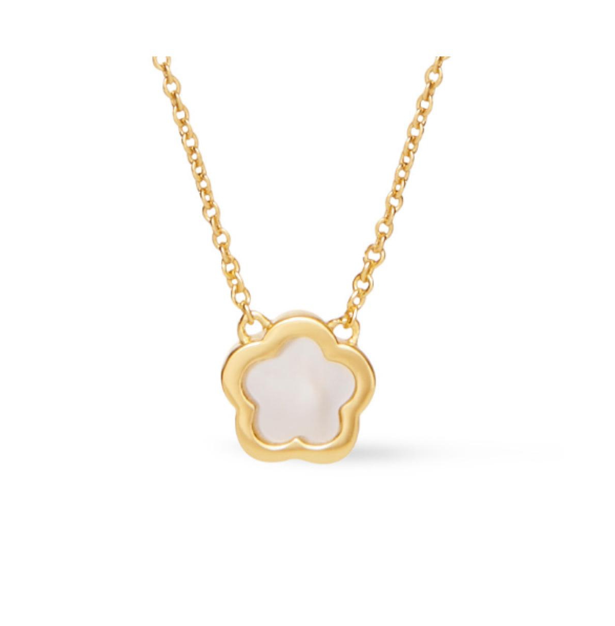 Click here for Ana Luisa Mother of Pearl Inlay Flower Pendant - S... prices