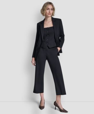 Click here for Dkny Womens One Button Notch Collar Jacket Button... prices