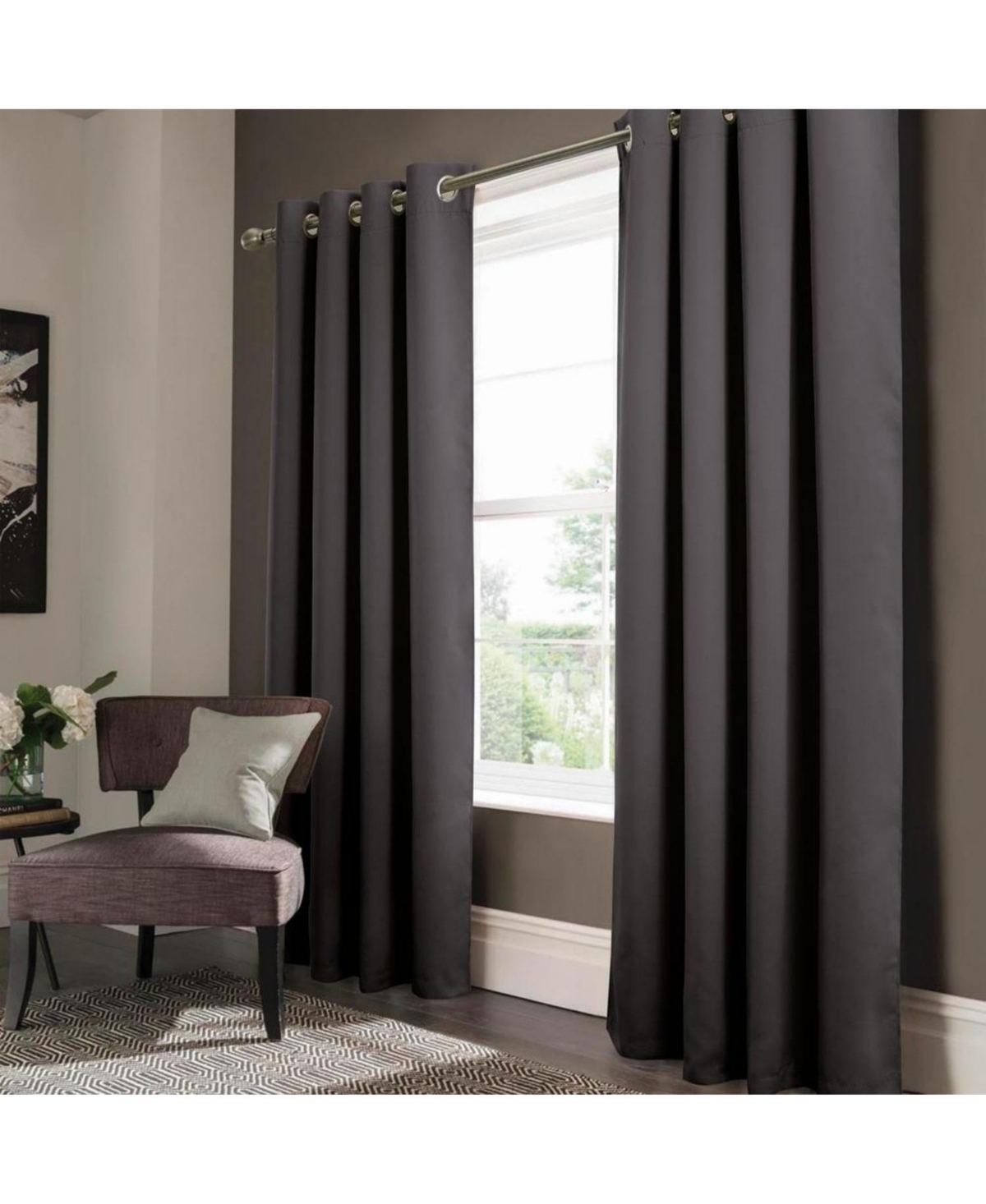 Click here for Olivia Gray Anchorage Blackout Grommet Single Curt... prices