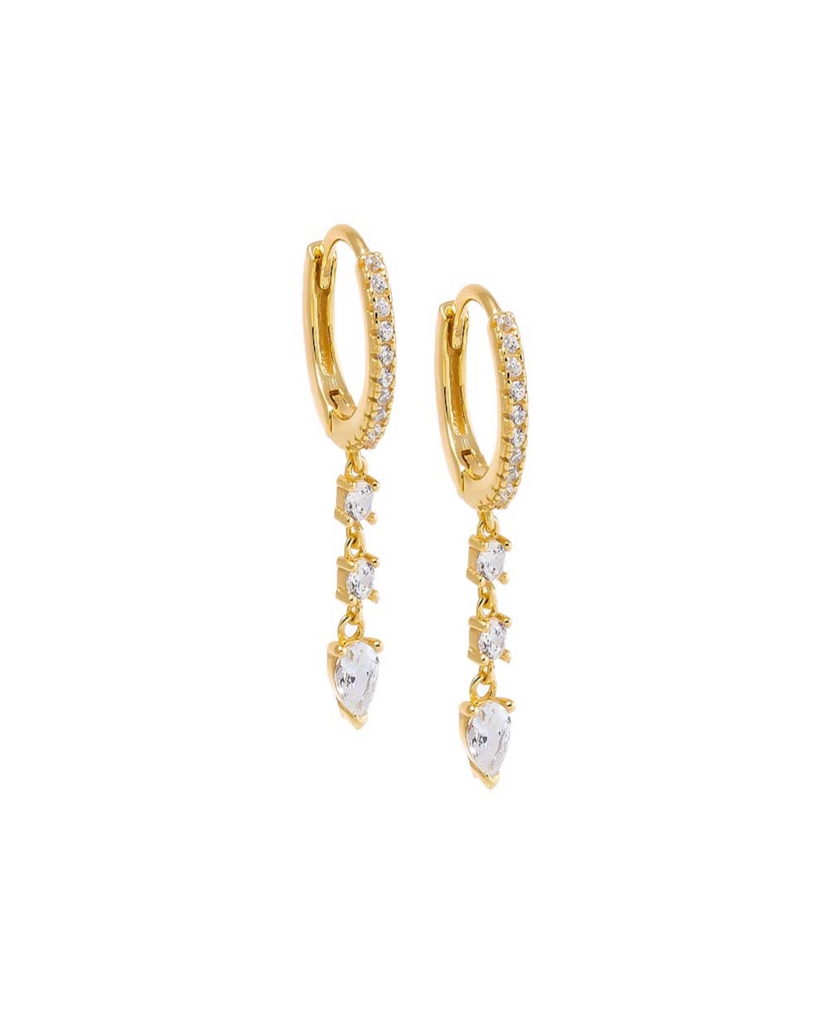 Click here for by Adina Eden Triple Stone Gold Plated Dangling Dr... prices