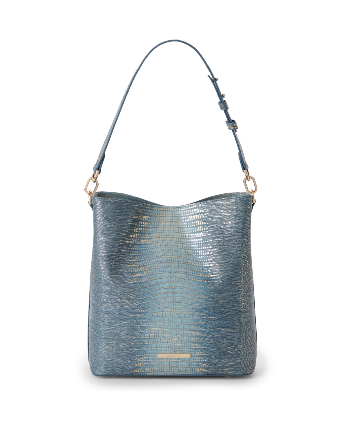 Click here for Brahmin Celina Small Bucket Bag - Moonlit Blue Bal... prices