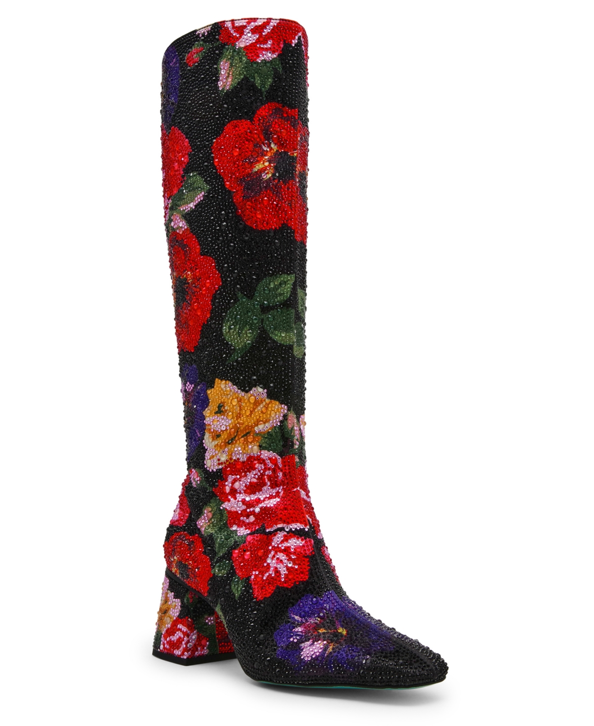 Click here for Betsey Johnson Womens Avon Rhinestone Block Heel B... prices