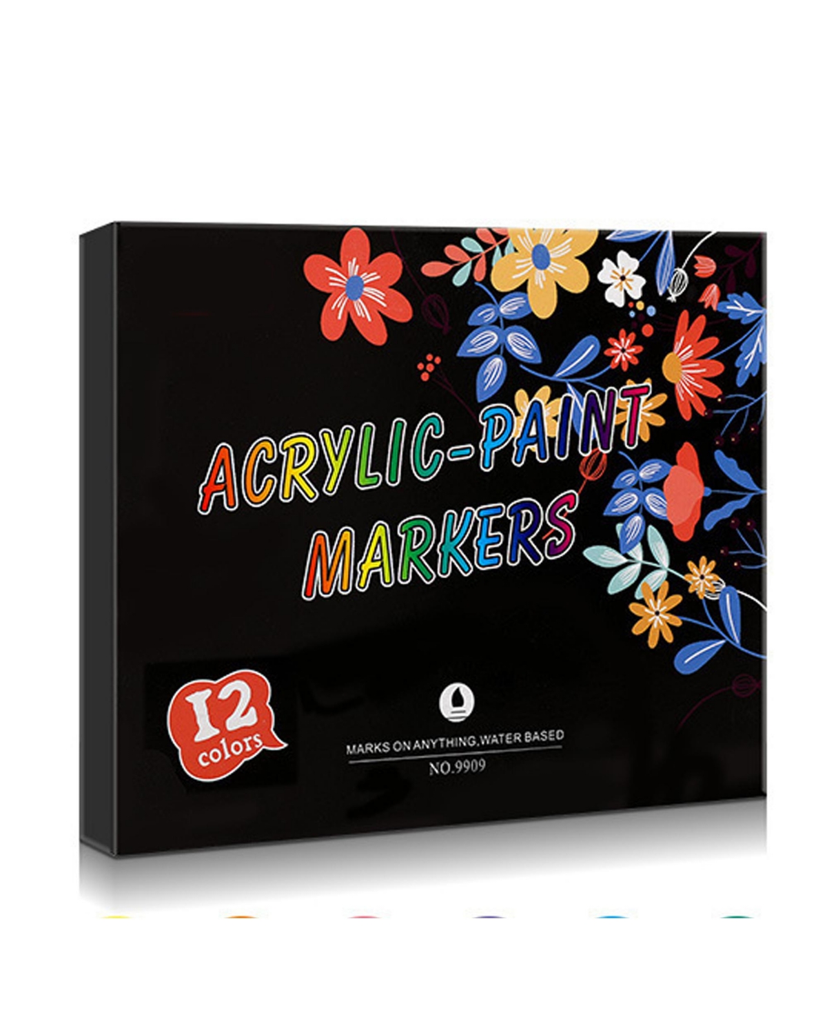 Click here for Htutwoo 12 Colors Acrylic Marker Pens  Waterproof... prices