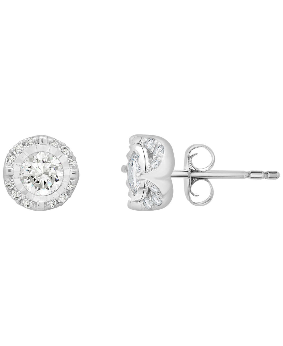 Click here for Macys Diamond Stud Earrings (3/4 ct. t.w.) in 14k... prices