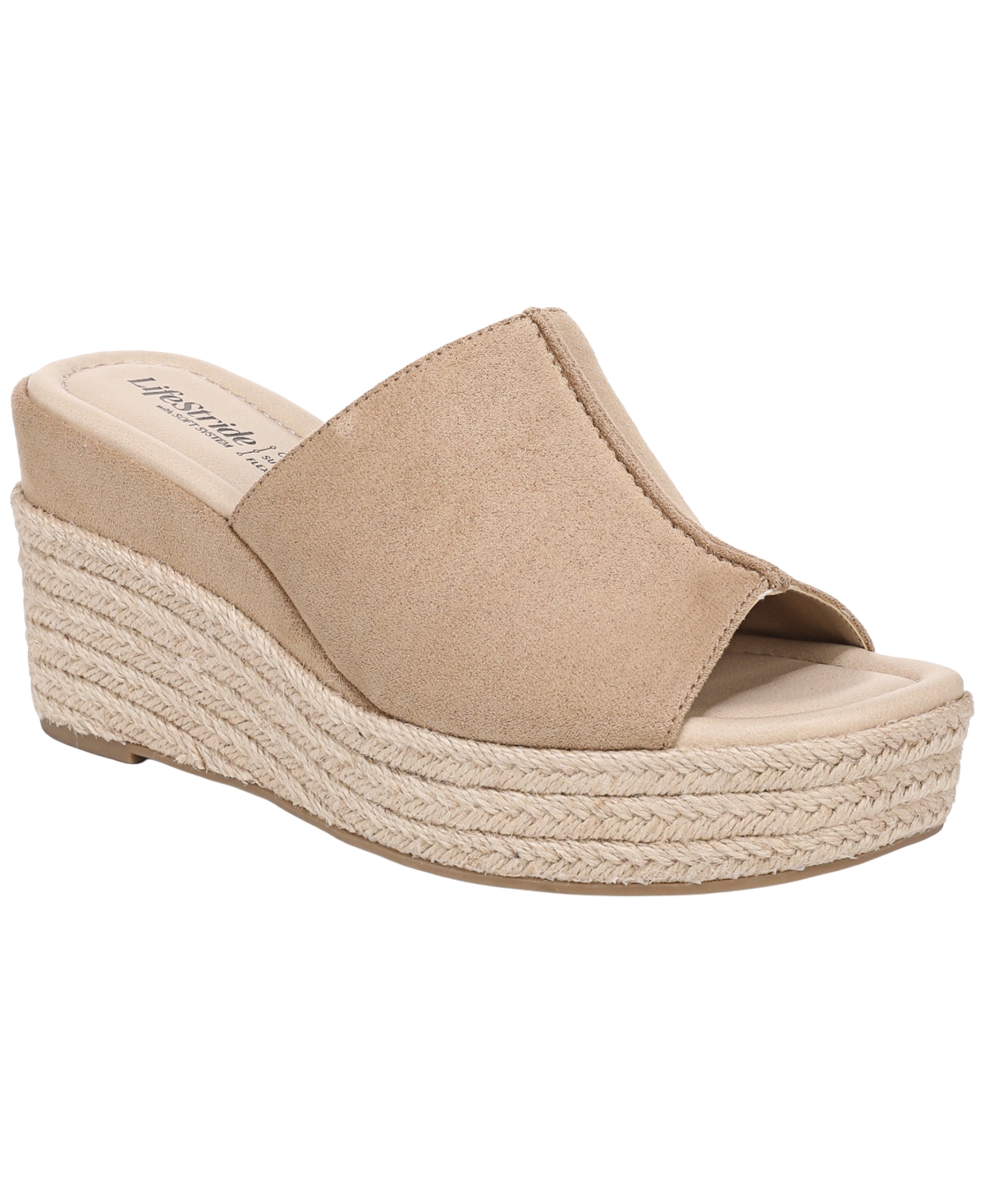 Click here for LifeStride Womens Haute Espadrille Sandals - Beige prices
