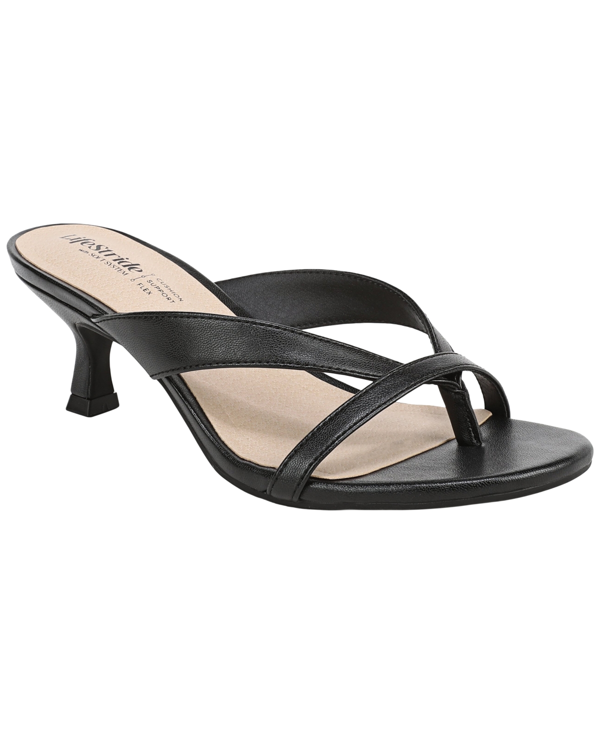 Click here for LifeStride Womens Navine Thong Sandals - Black prices