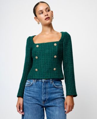 French Connection Women's Square Neck Top - Macy's