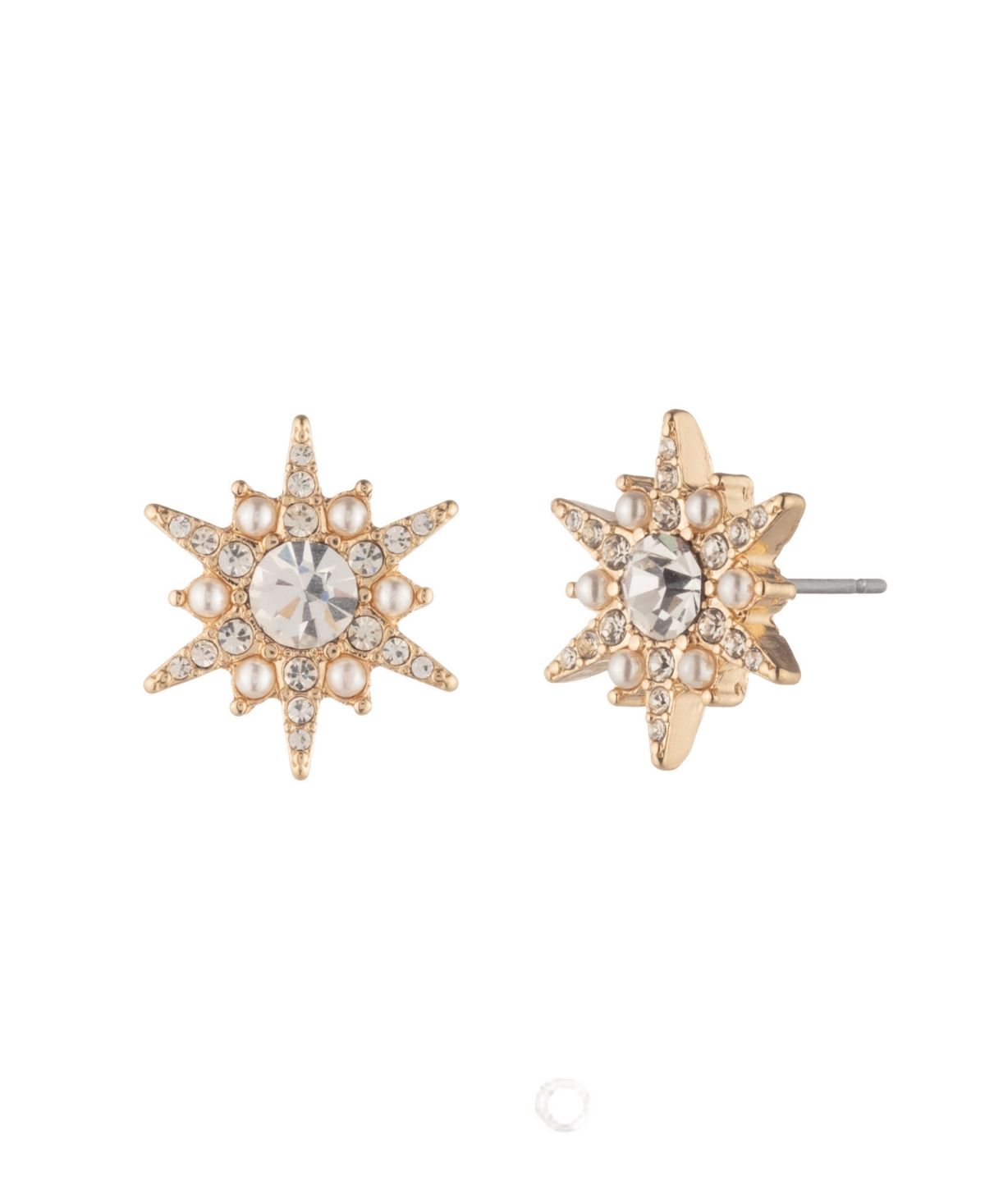 Click here for Marchesa Glass Stone and Imitation Pearl Star Stud... prices