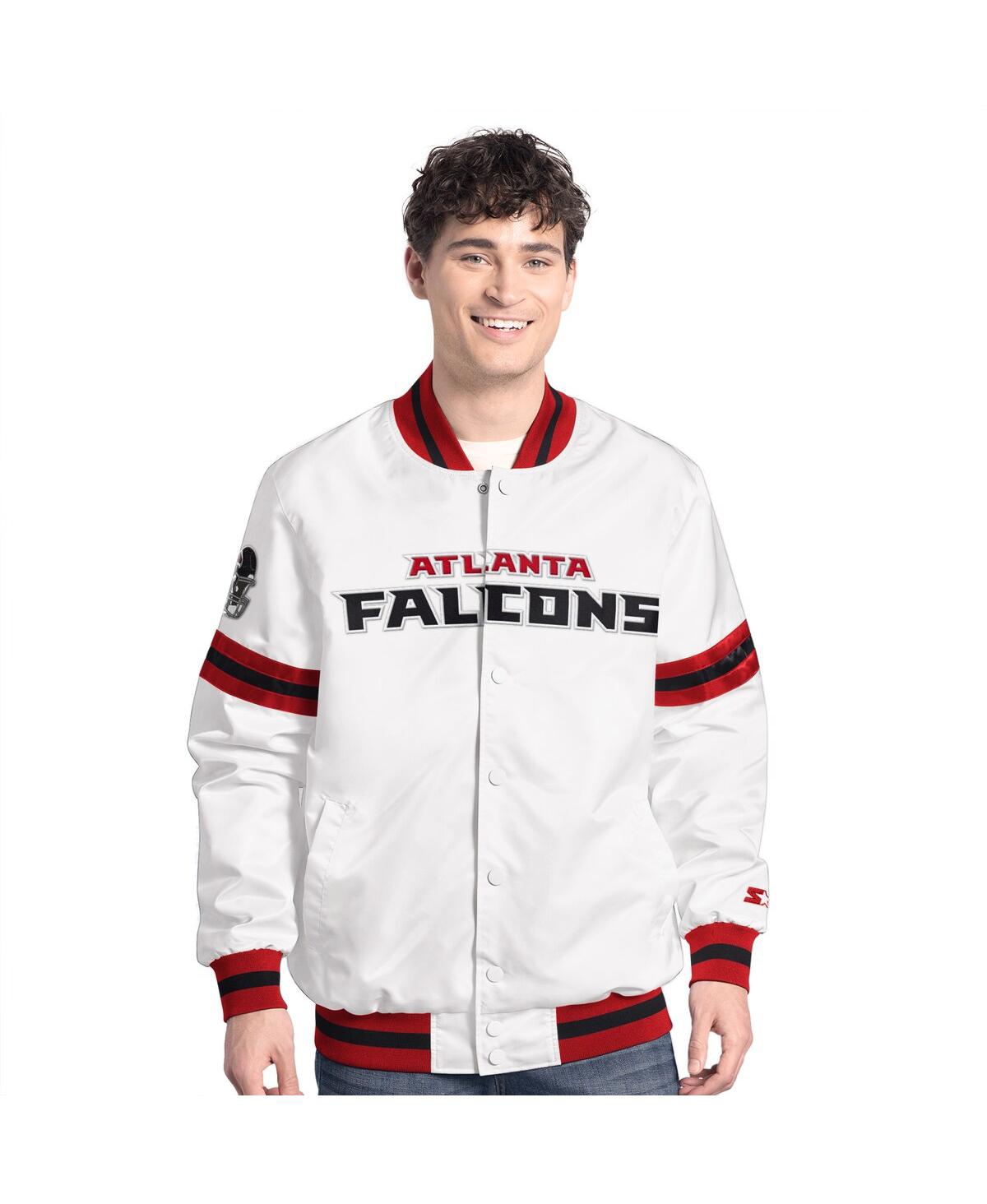 Click here for Starter Mens White Atlanta Falcons Scout Full-Snap... prices