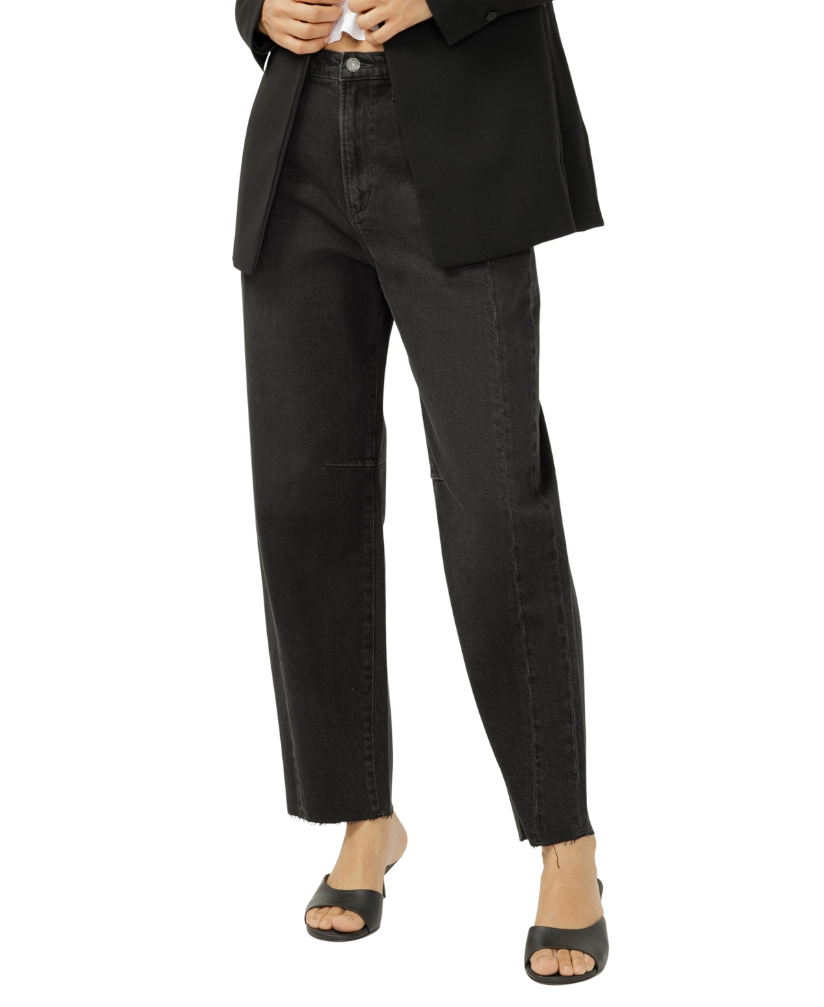 Click here for Silver Jeans Co. Womens High Rise Slim Barrel Leg... prices