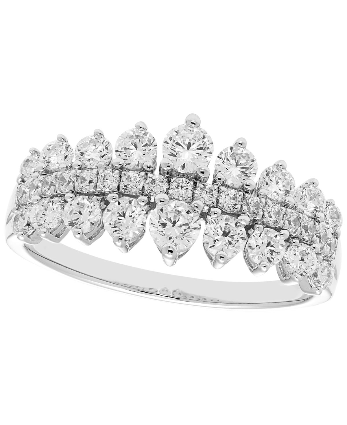Click here for Macys Diamond Ring (1 ct. t.w.) in 10k White Gold... prices