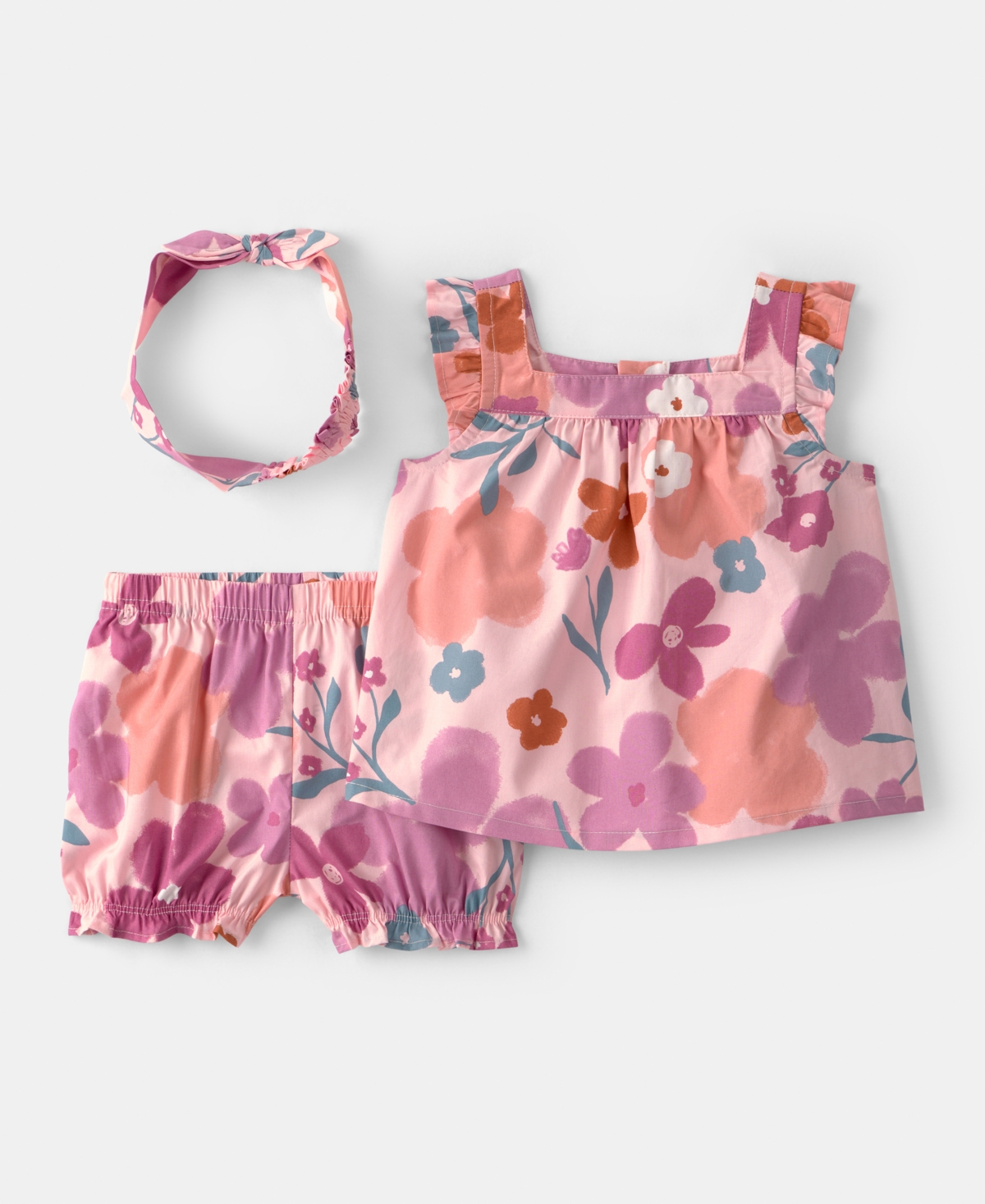 Click here for Carters Baby Girls Floral Print Tank Top  Shorts a... prices
