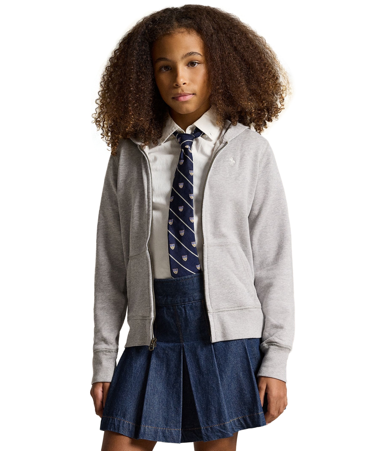 Click here for Polo Ralph Lauren Big Girls French Terry Full-Zip... prices