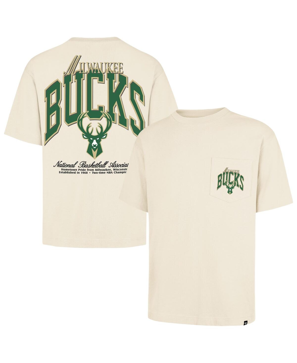 Click here for 47 Brand Mens and Womens Cream Milwaukee Bucks Cro... prices