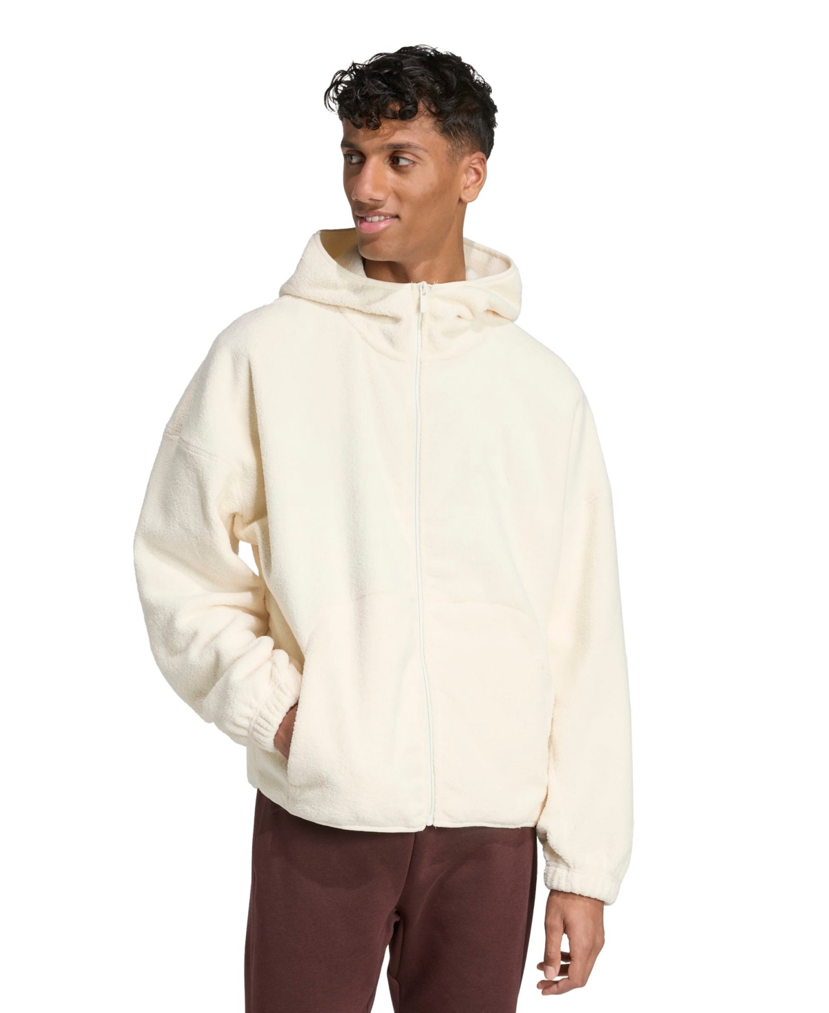 Click here for adidas Mens Future Icon Small Logo Fleece Full-Zip... prices