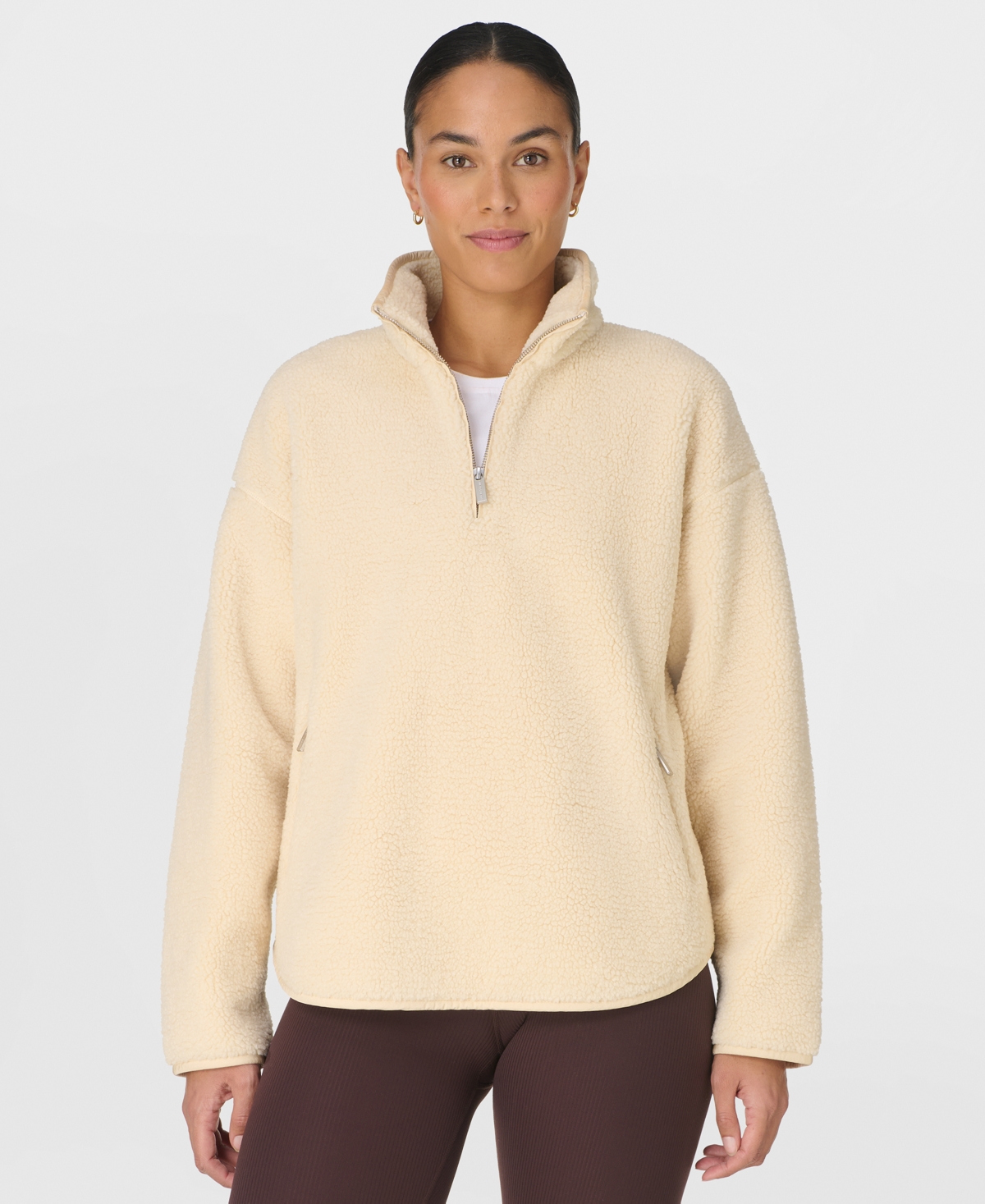 Click here for Sweaty Betty Womens New Plush Half Zip Sweatshirt... prices