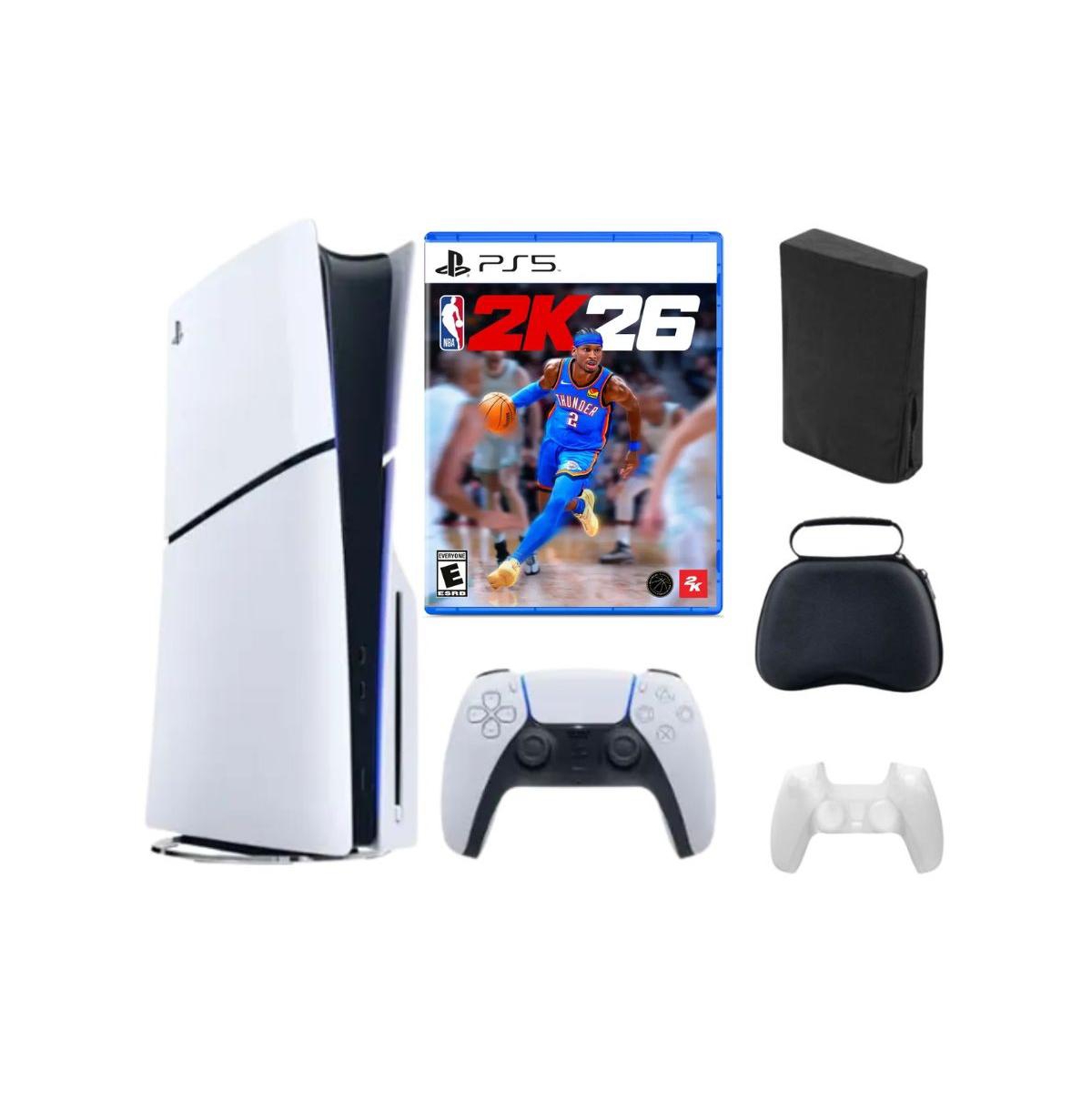 Click here for Sony - PlayStation 5 Slim Disc Bundle with Nba 2K2... prices