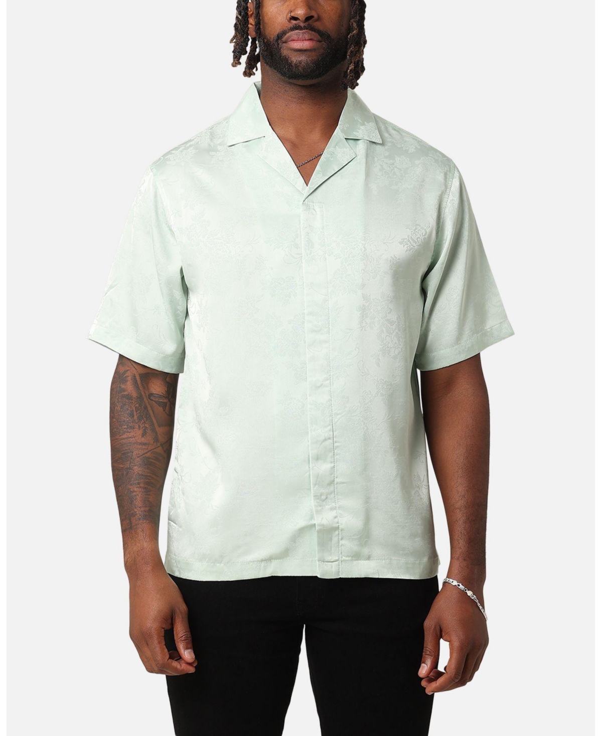 Click here for Xxiii Mens Carry Satin Button Up prices