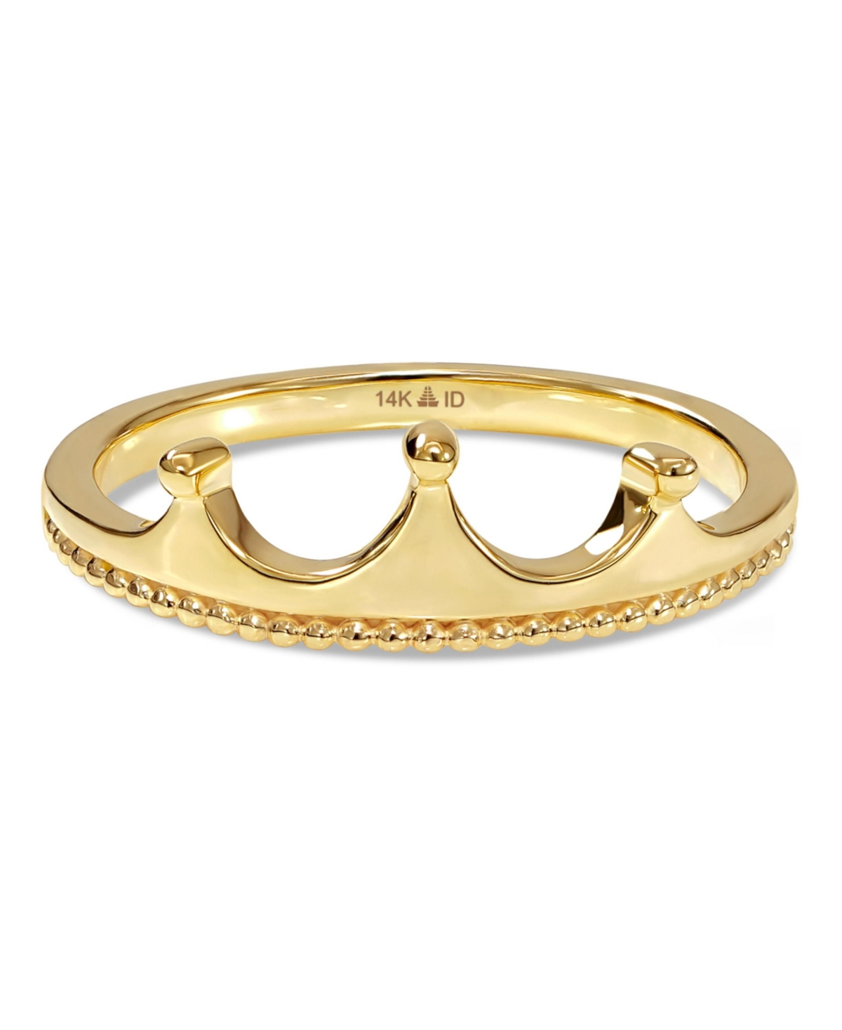 Click here for Devata Crown Ring in 14K Gold - Gold prices