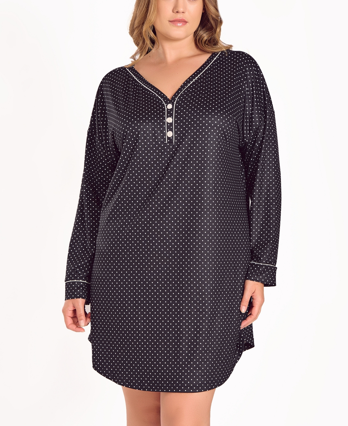 Click here for iCollection Plus Size Brushed Micro Stretch Knit L... prices