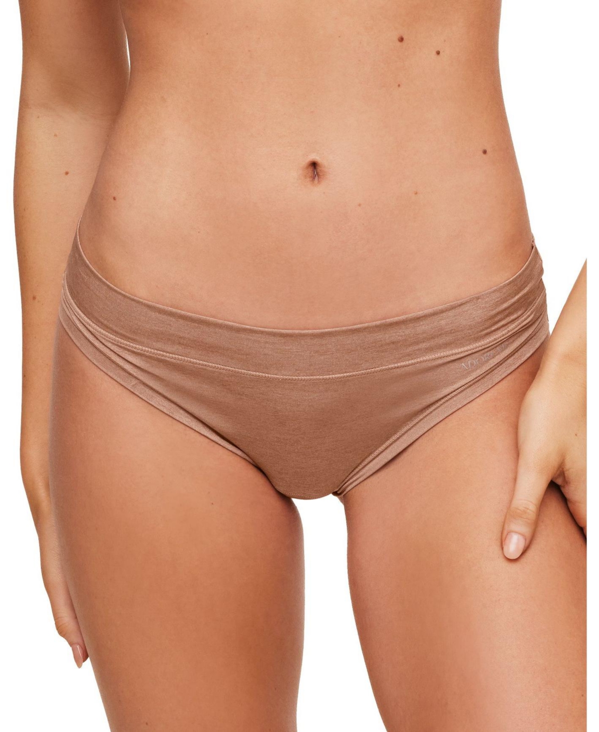 Click here for Adore Me Womens Helynn Thong Panty - Medium beige prices