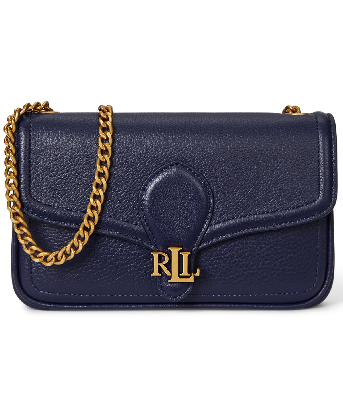 Click here for Lauren Ralph Lauren Bradley Small Pebbled Leather... prices