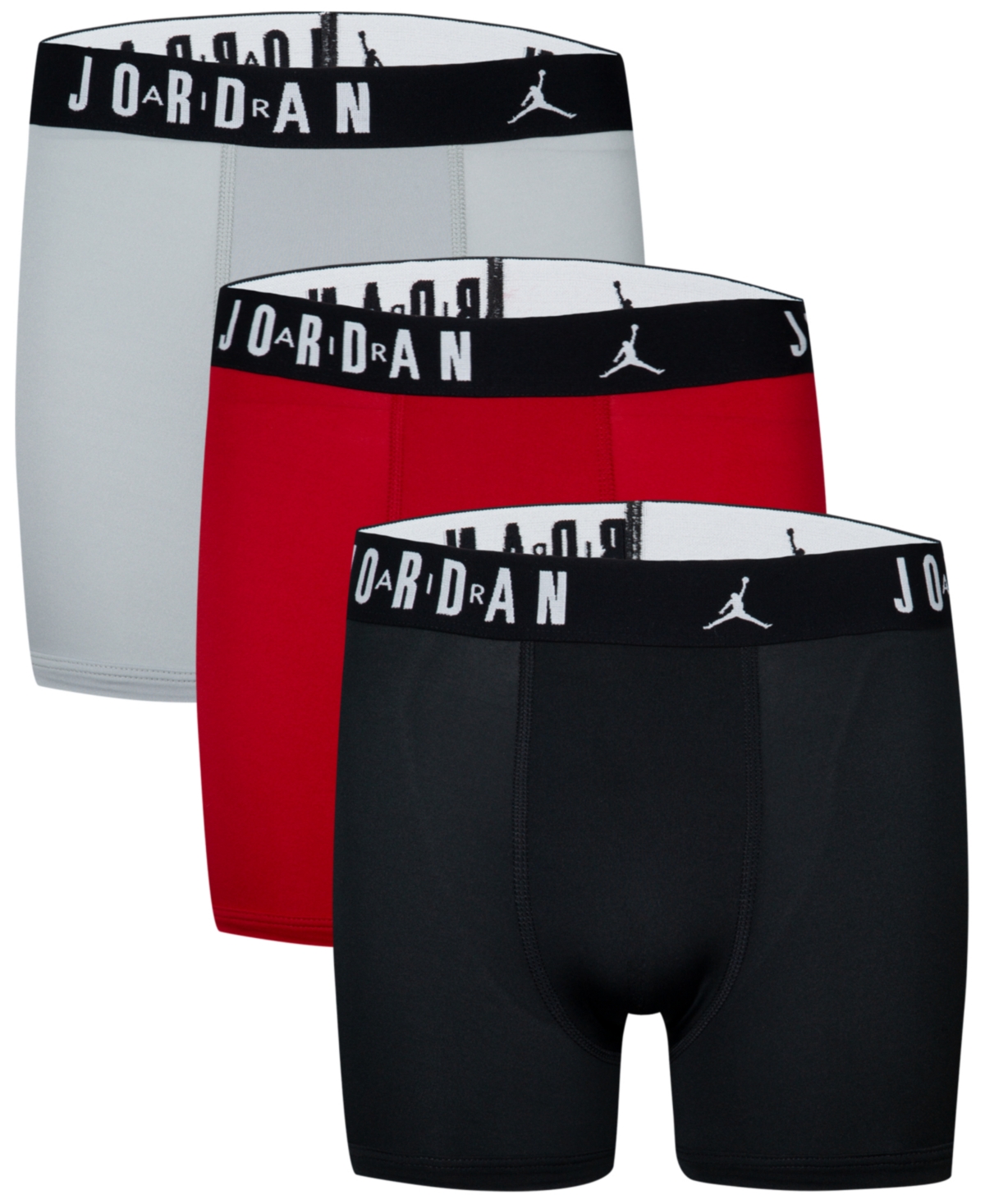 Click here for Jordan Boys 8-20 Dri-fit Boxer Briefs  3-Pack Set... prices