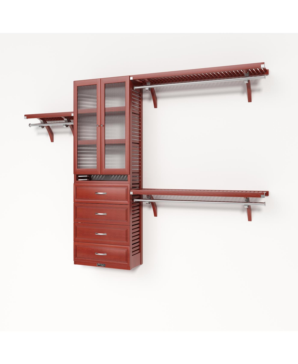 Click here for Solid Wood Reach-In Closet Organizer with 4 Drawer... prices