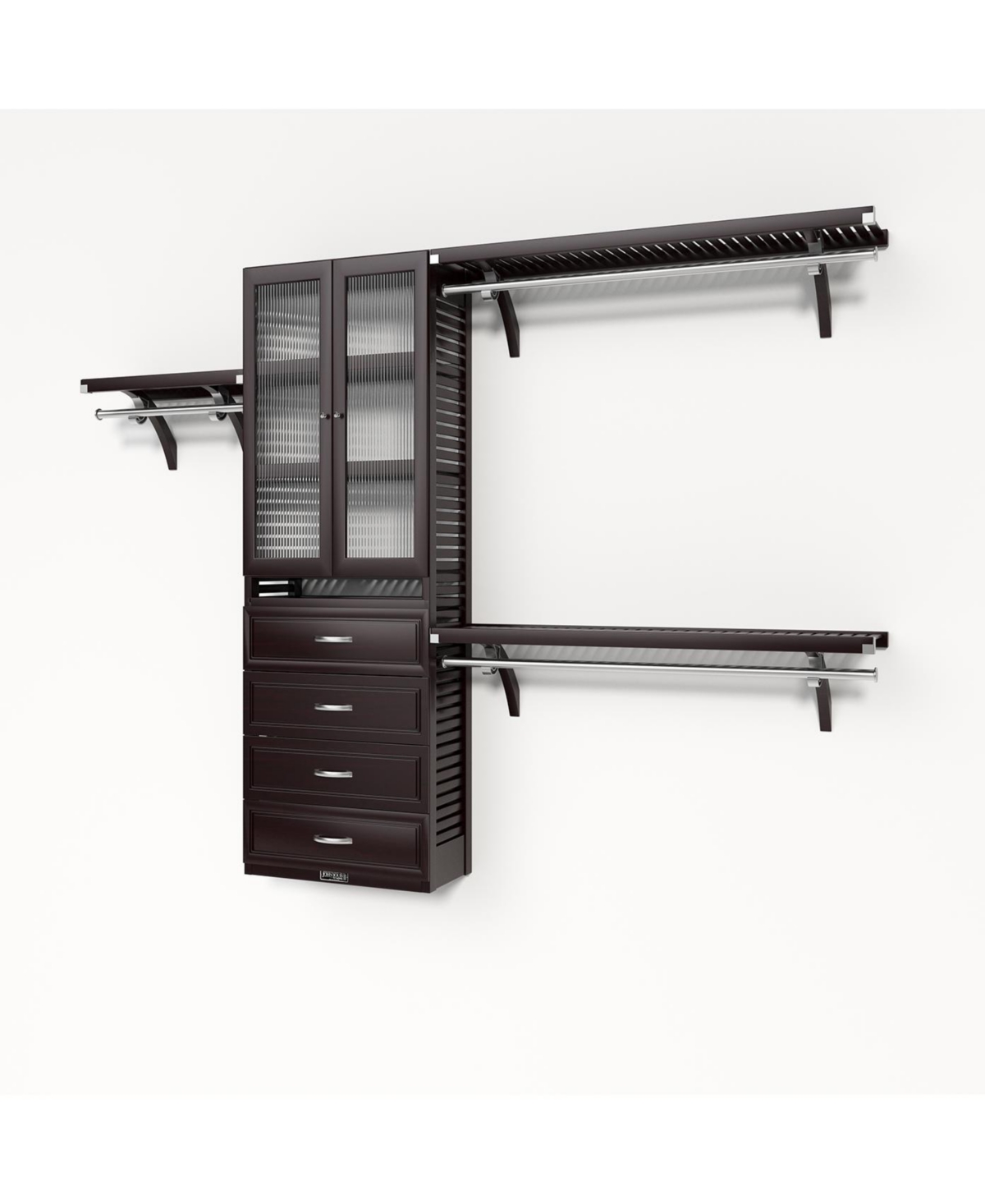 Click here for Solid Wood Reach-In Closet Organizer with 4 Drawer... prices