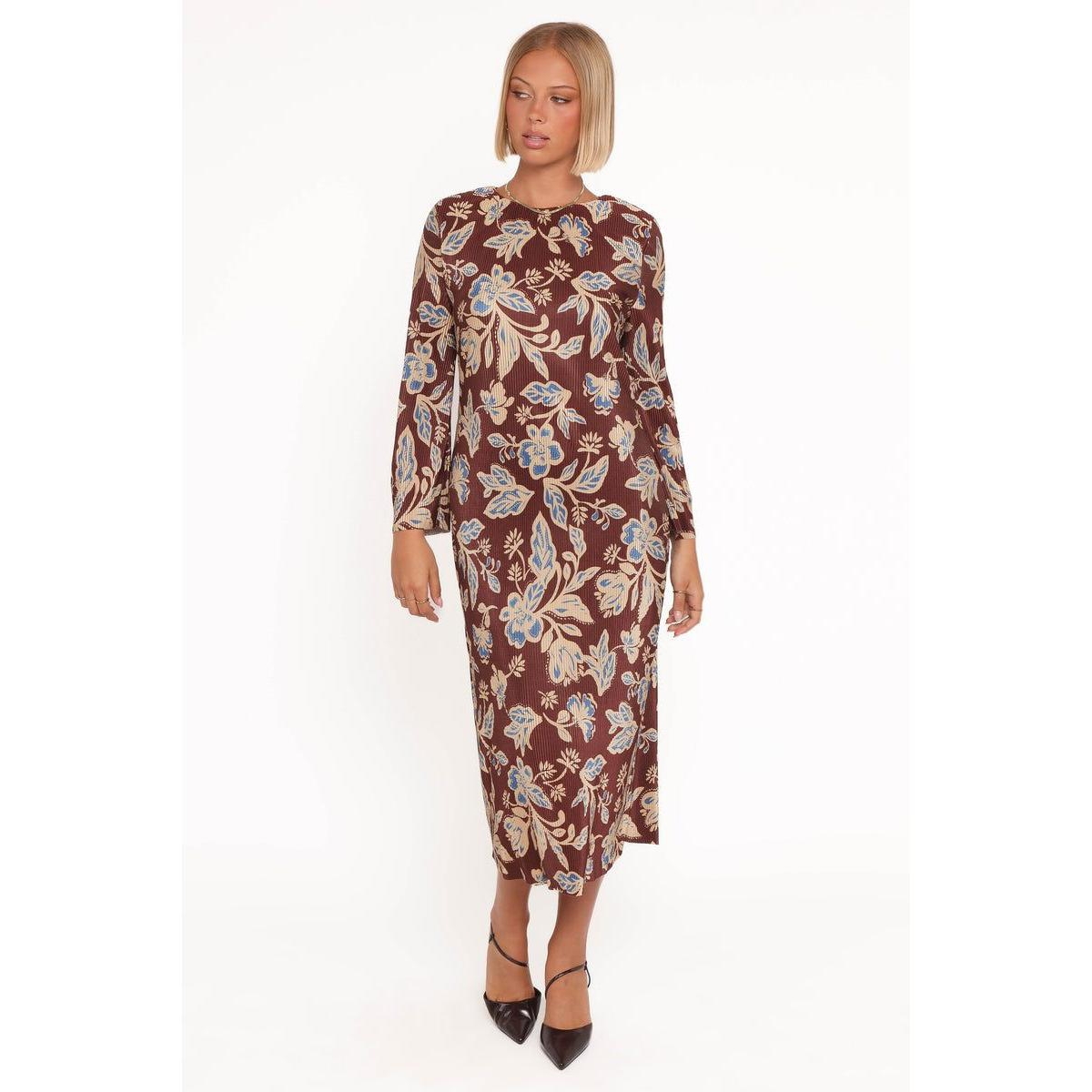 Click here for Petal and Pup Womens Morena Long Sleeve Midi Dress... prices