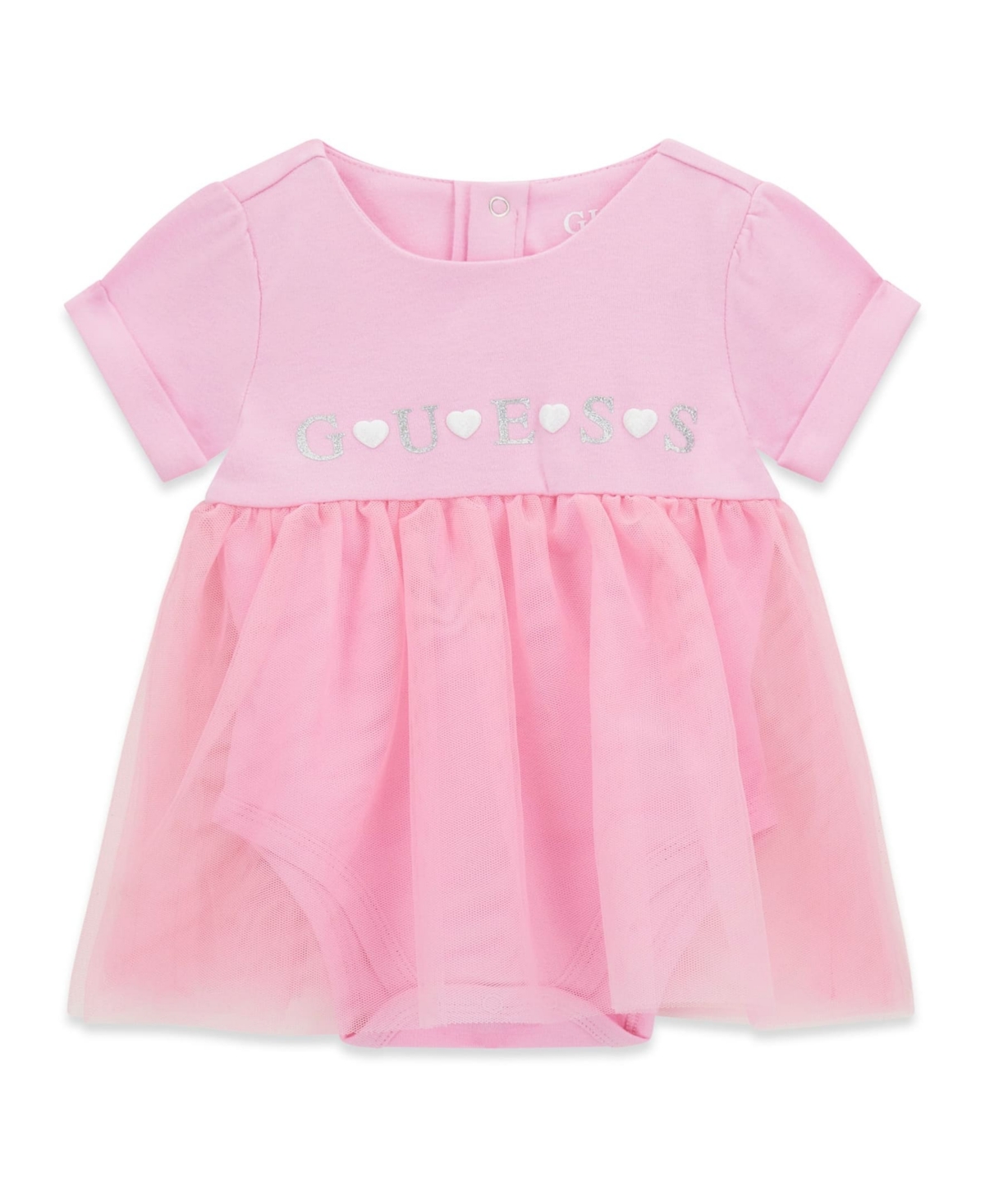 Click here for Guess Baby Girls Short-Sleeve Dress - Pink prices