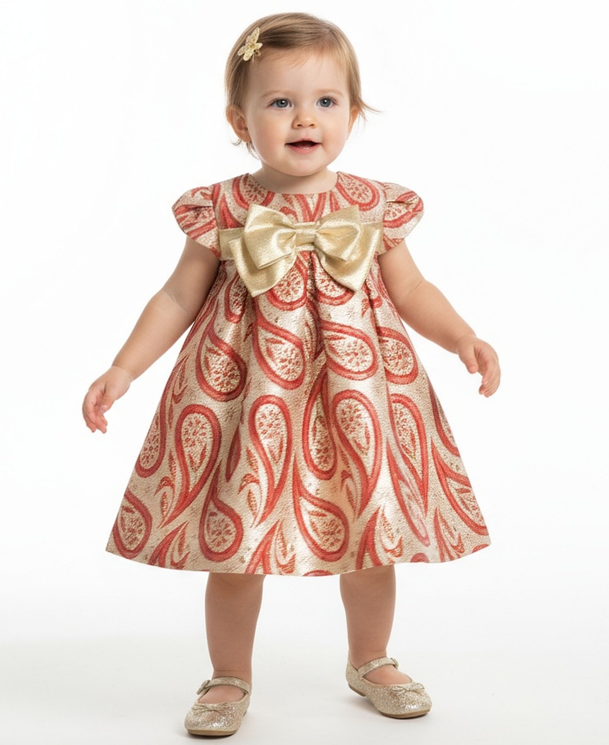 Click here for Bonnie Baby Baby Girls 2 Piece Short Sleeves Party... prices