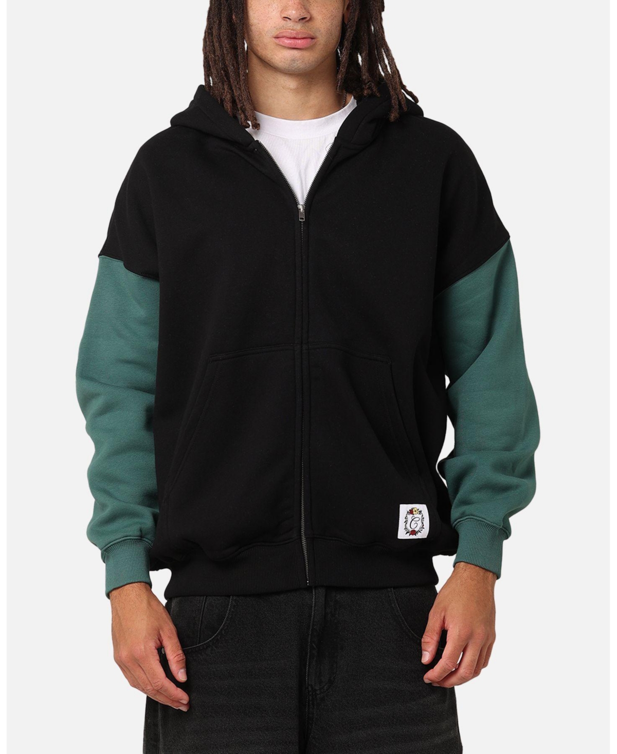 Click here for Carre Mens Floral Full Zip Hoodie prices