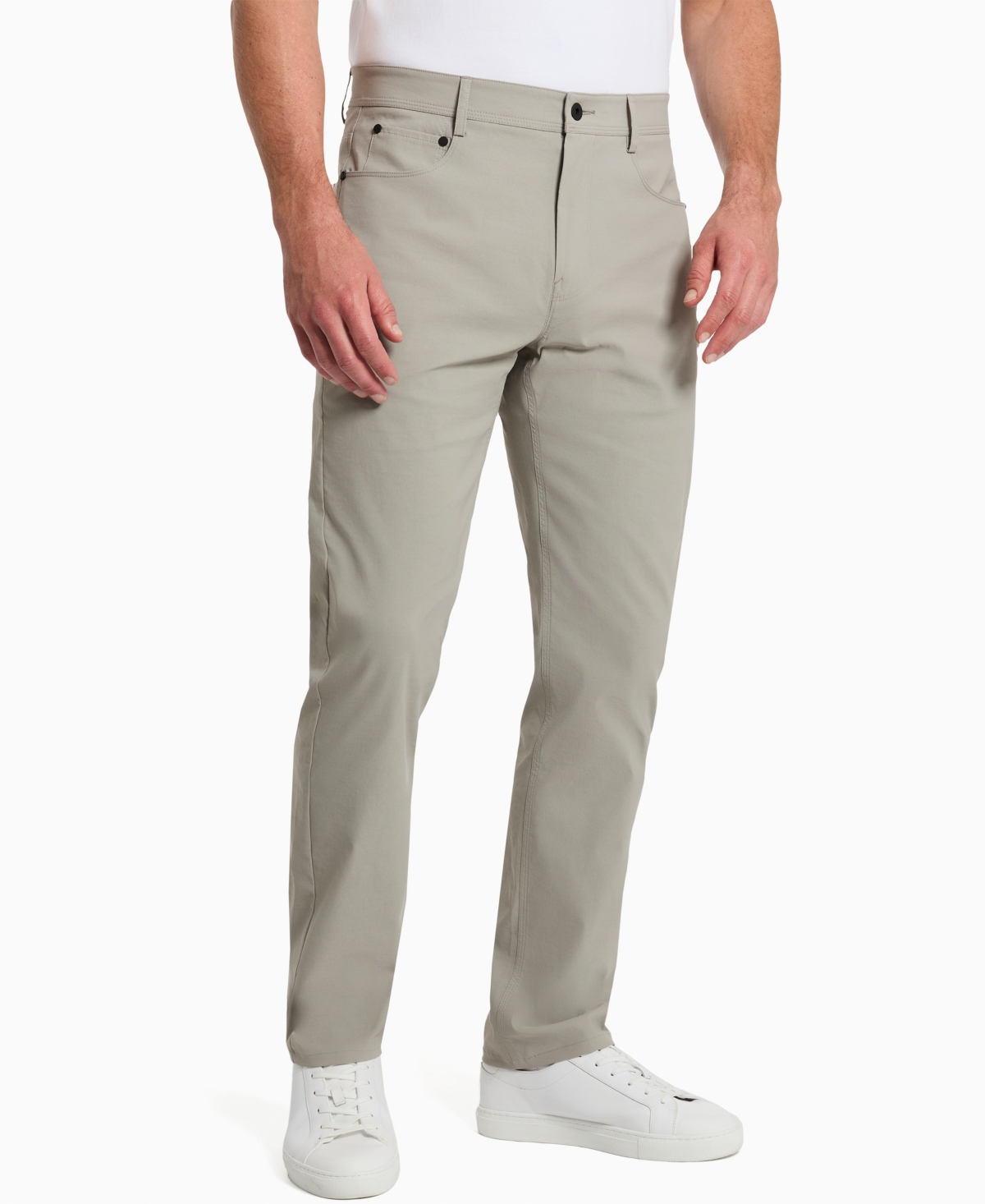 Click here for Kenneth Cole Mens Slim-Fit 5-Pocket Tech Pants - L... prices