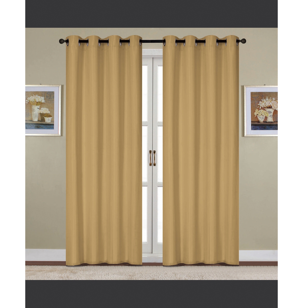 Click here for Rt Designers Collection Kennedy Grommet Curtain Pa... prices