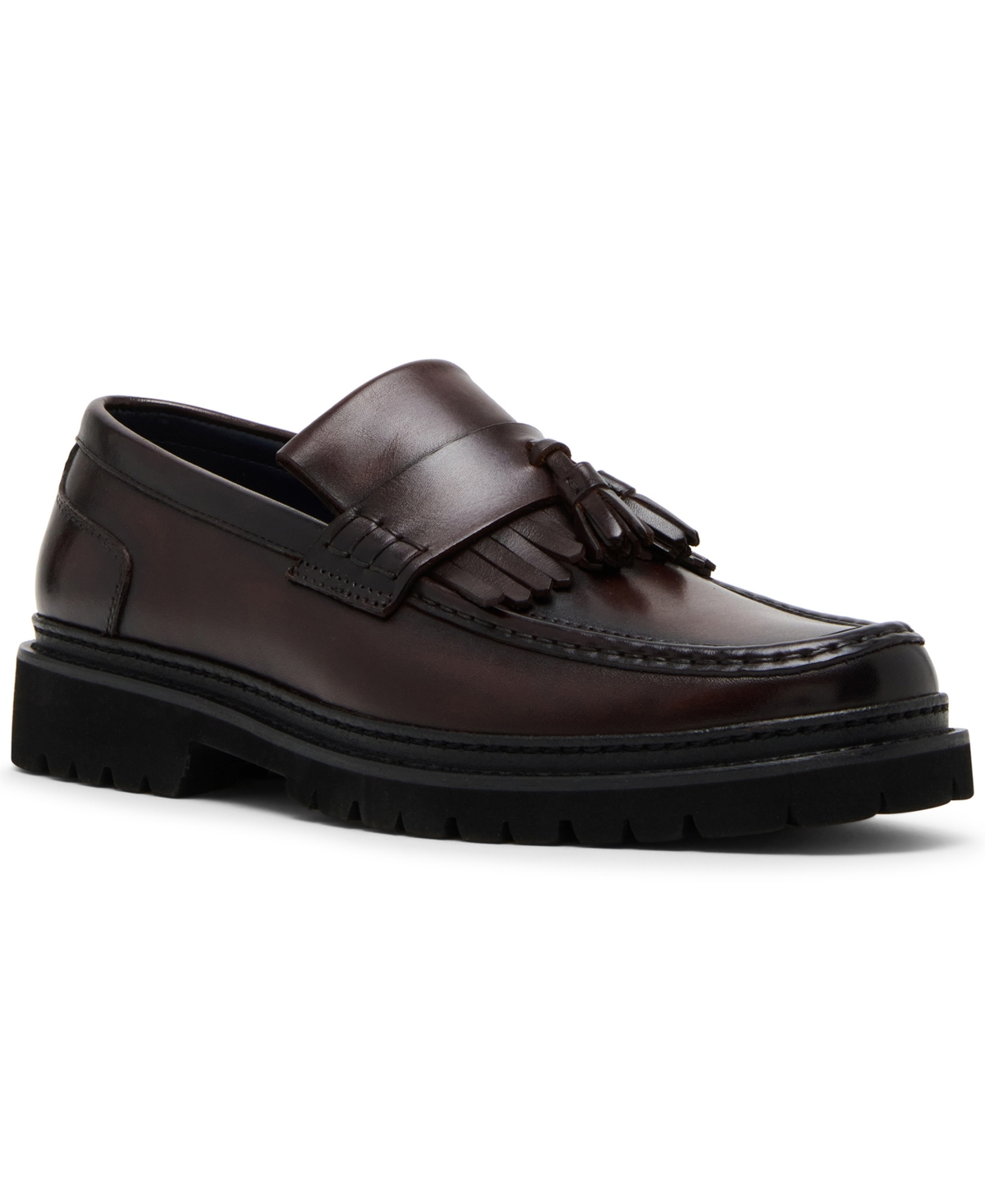 Click here for Steve Madden Mens Ankara Slip-On Loafers - Brown prices