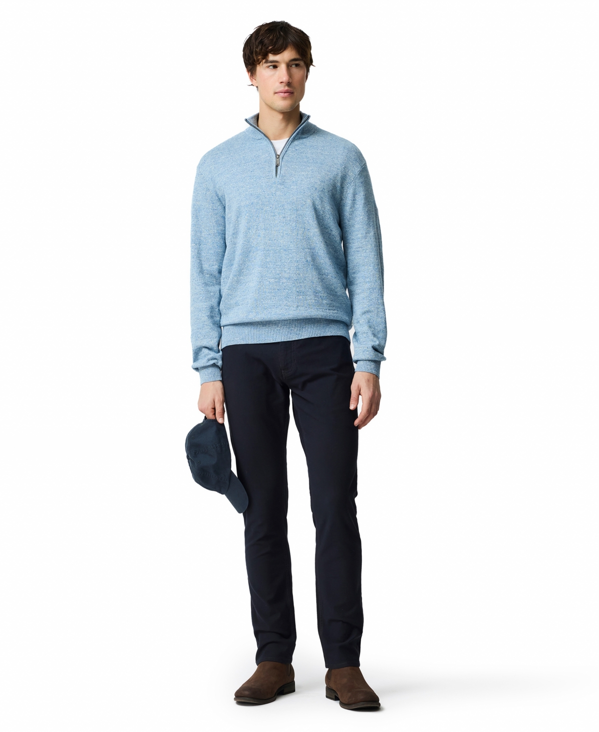 Click here for Rodd Gunn Mens Fortrose Cotton Quarter-Zip Sweater... prices