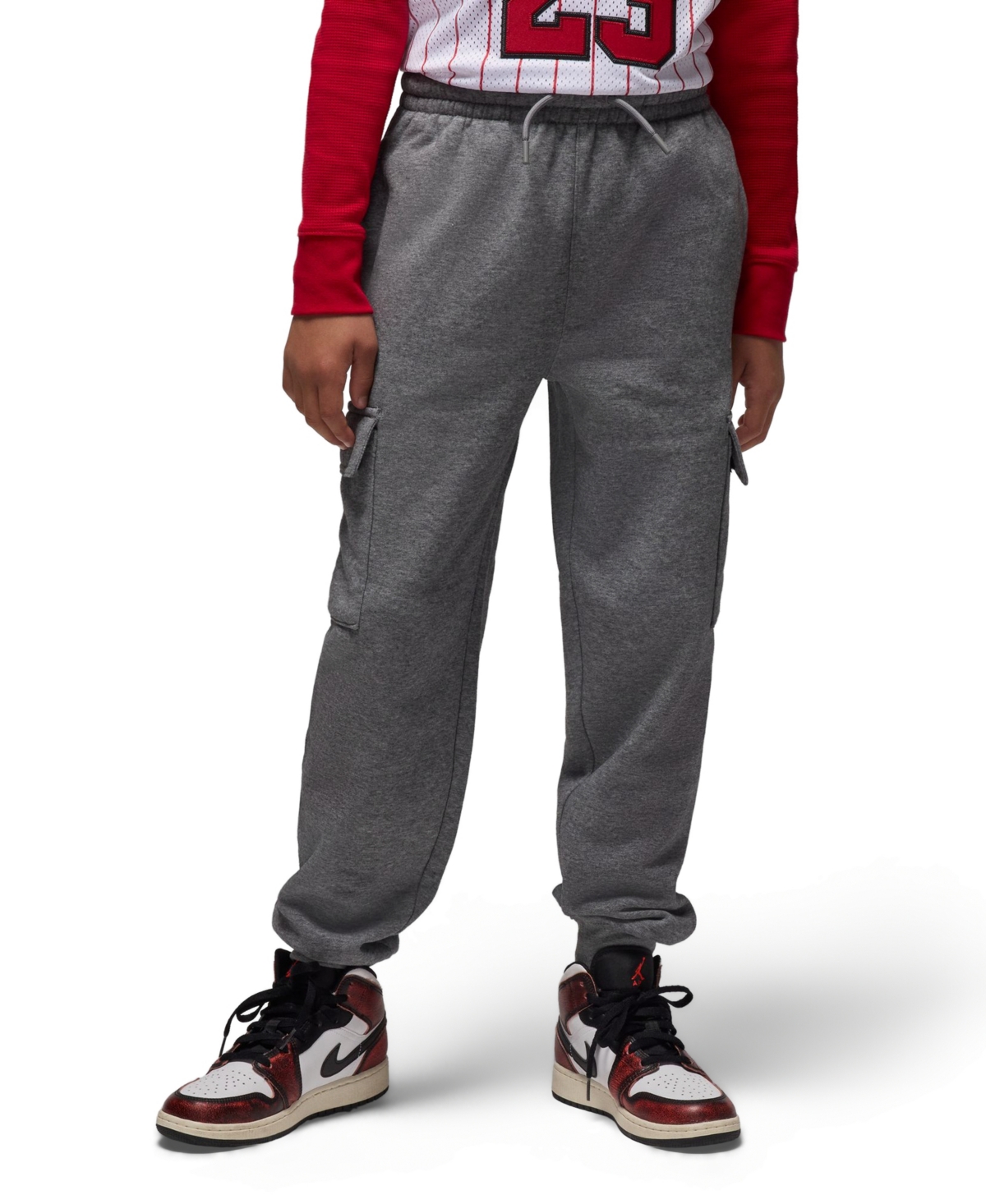 Click here for Jordan Boys 8-18 Brooklyn Essentials Cargo Pants -... prices