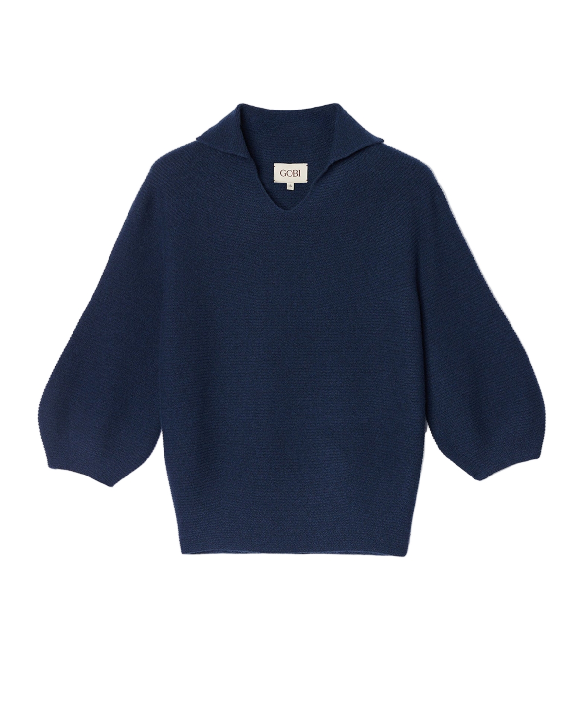 Click here for Gobi Cashmere Womens Open V-Collar Polo Sweater prices